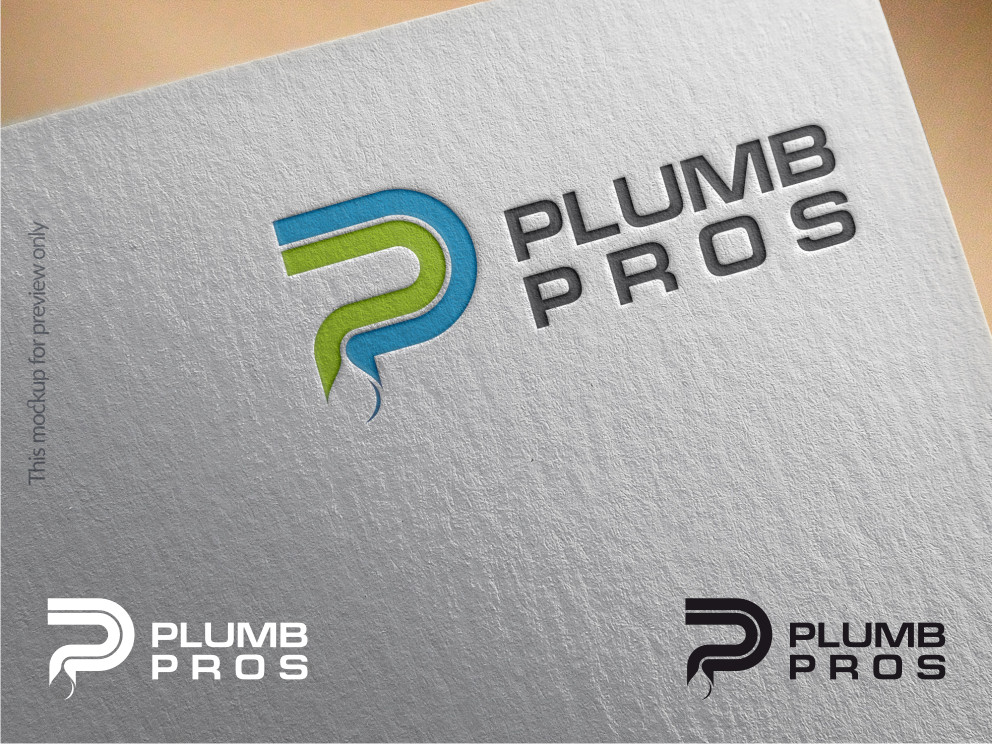 Plumbing Logo Design for Plumb Pros by Atvento Graphics | Design #23795057