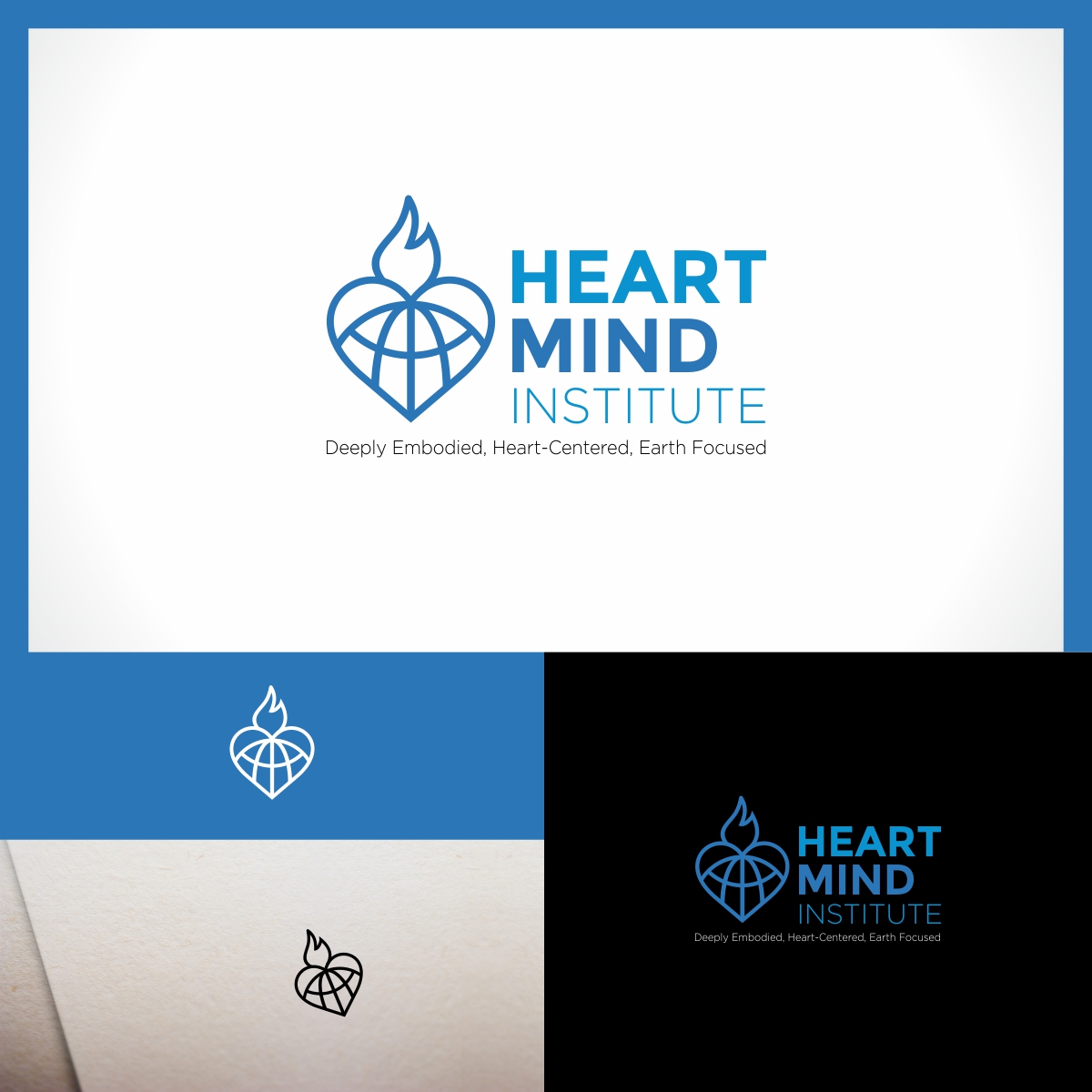Serious, Modern Logo Design for Heart Mind Institute (with and without ...