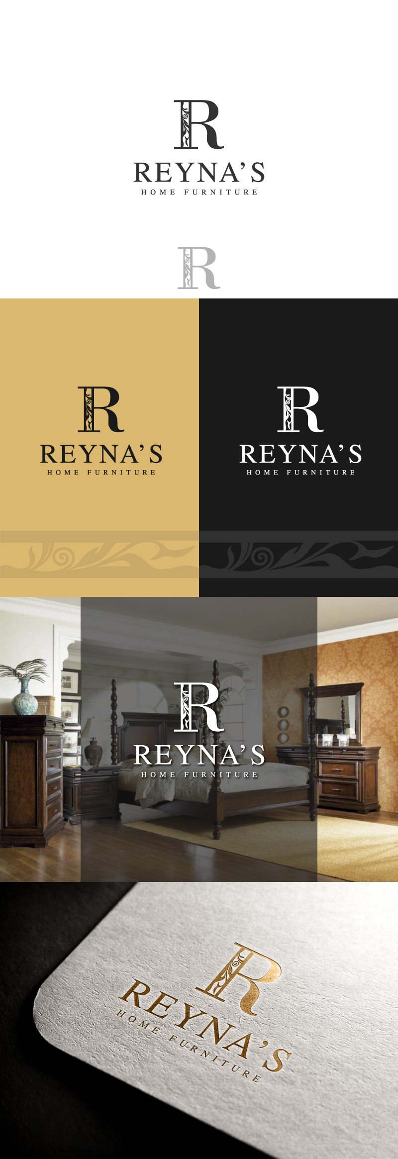 Furniture Store Logo Design for Reyna's Home Furniture by AHGDesign ...