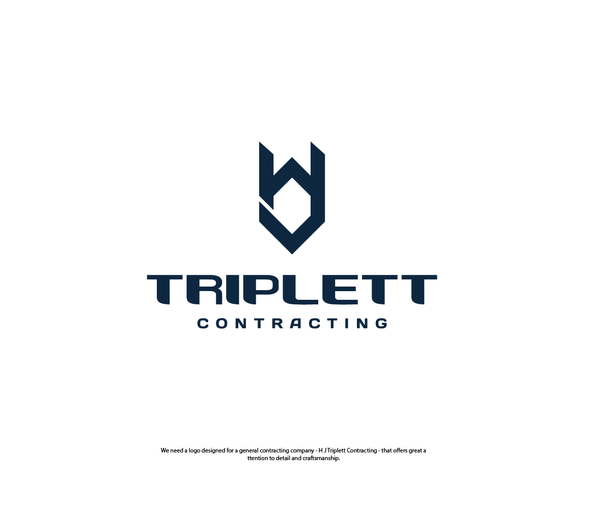Serious, Professional Logo Design for H J Triplett Contracting by Ng V ...