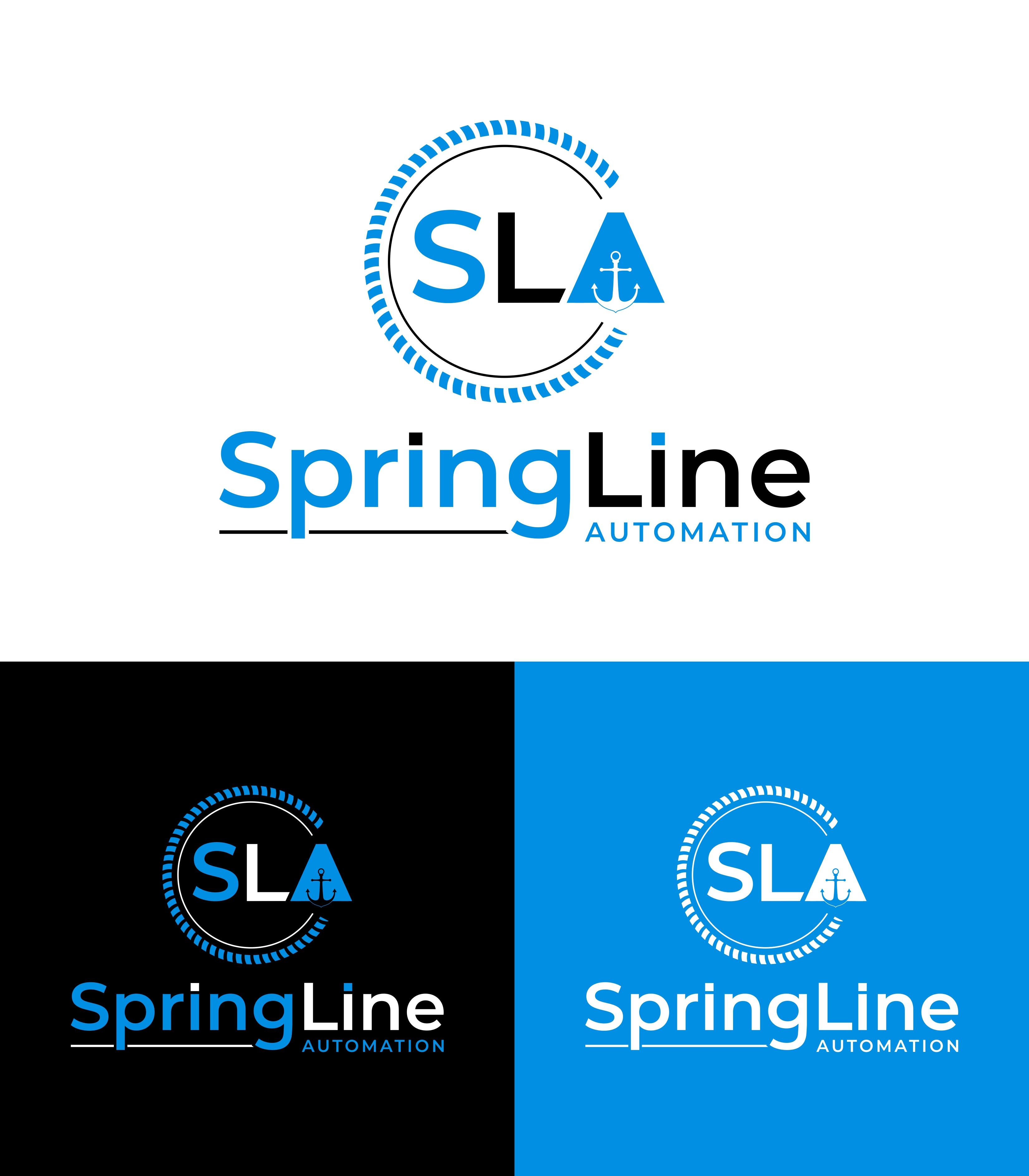 Bold, Serious Logo Design for SpringLine Automation or SpringLine or SLA by Graphic Media ...
