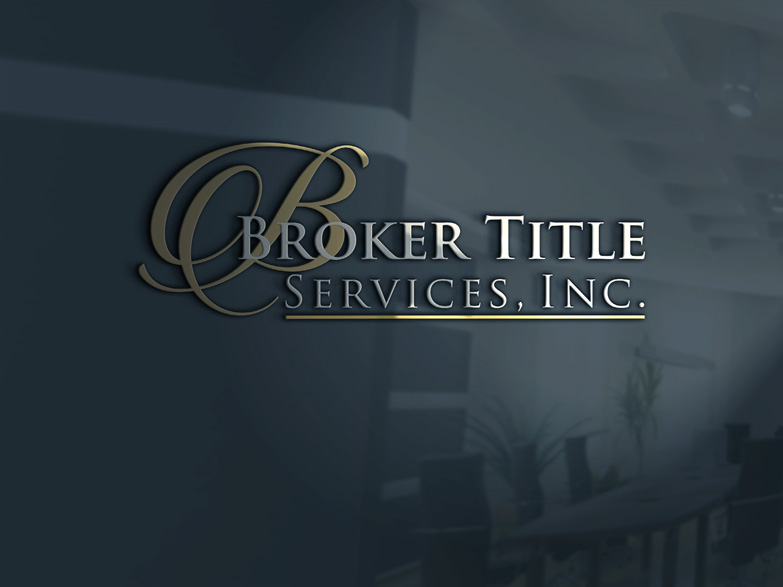 Elegant, Upmarket Logo Design for Broker Title Services, Inc. by ...