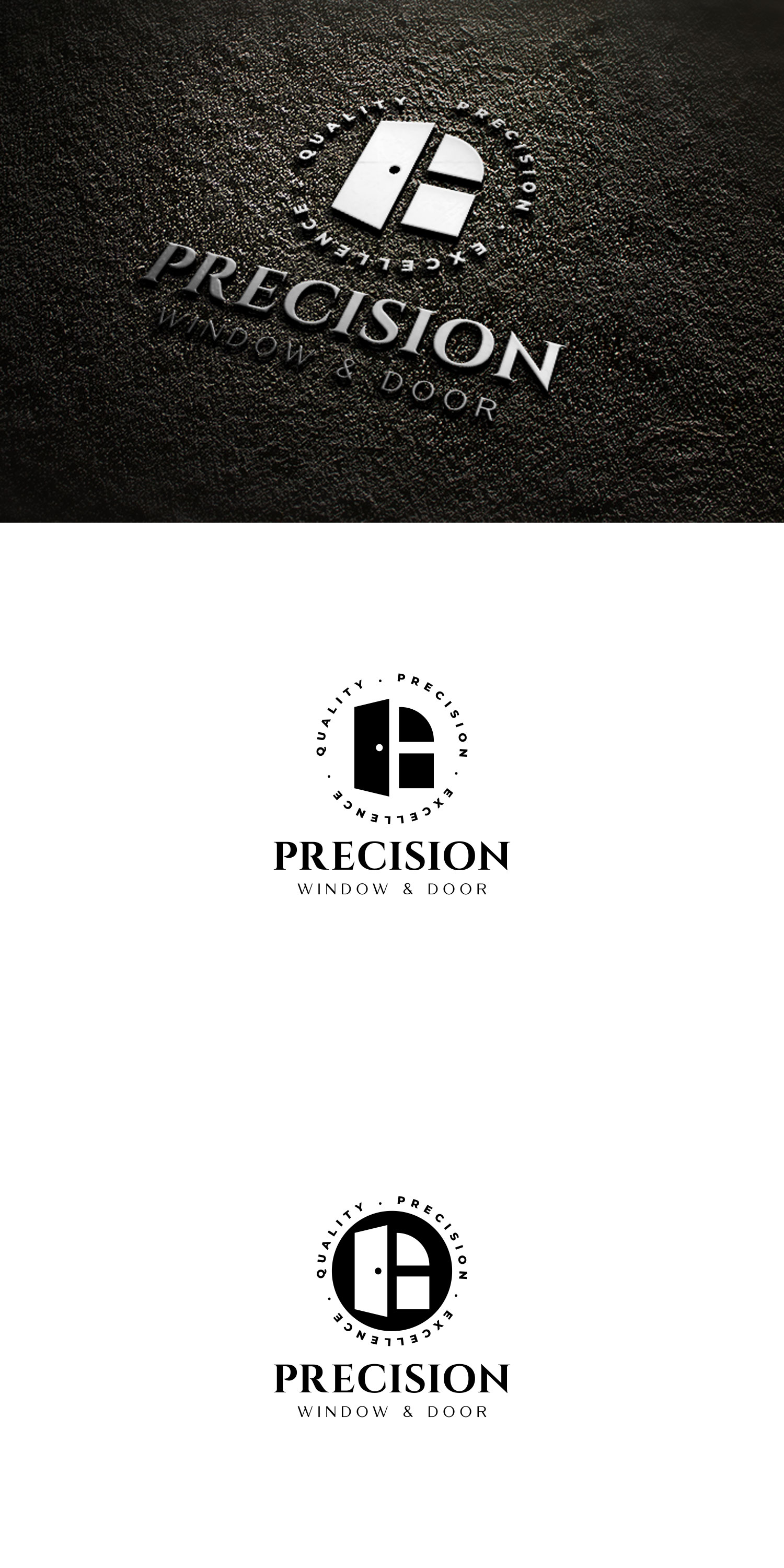 Serious, Masculine, Residential Construction Logo Design for Precision ...
