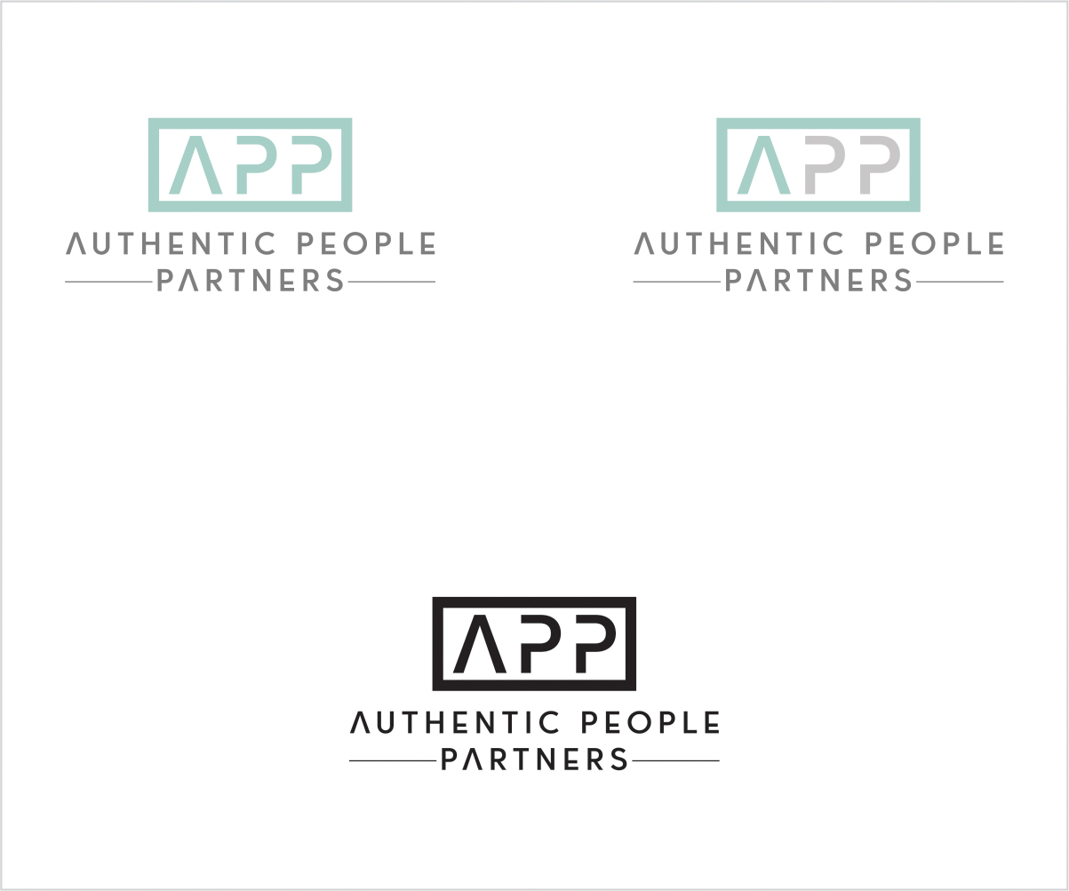 Elegant, Modern, Fashion Logo Design for APP Authentic People Partners ...