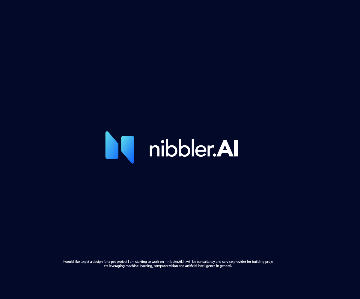 Modern, Professional, Machine Learning Logo Design for nibbler.AI by Ng ...