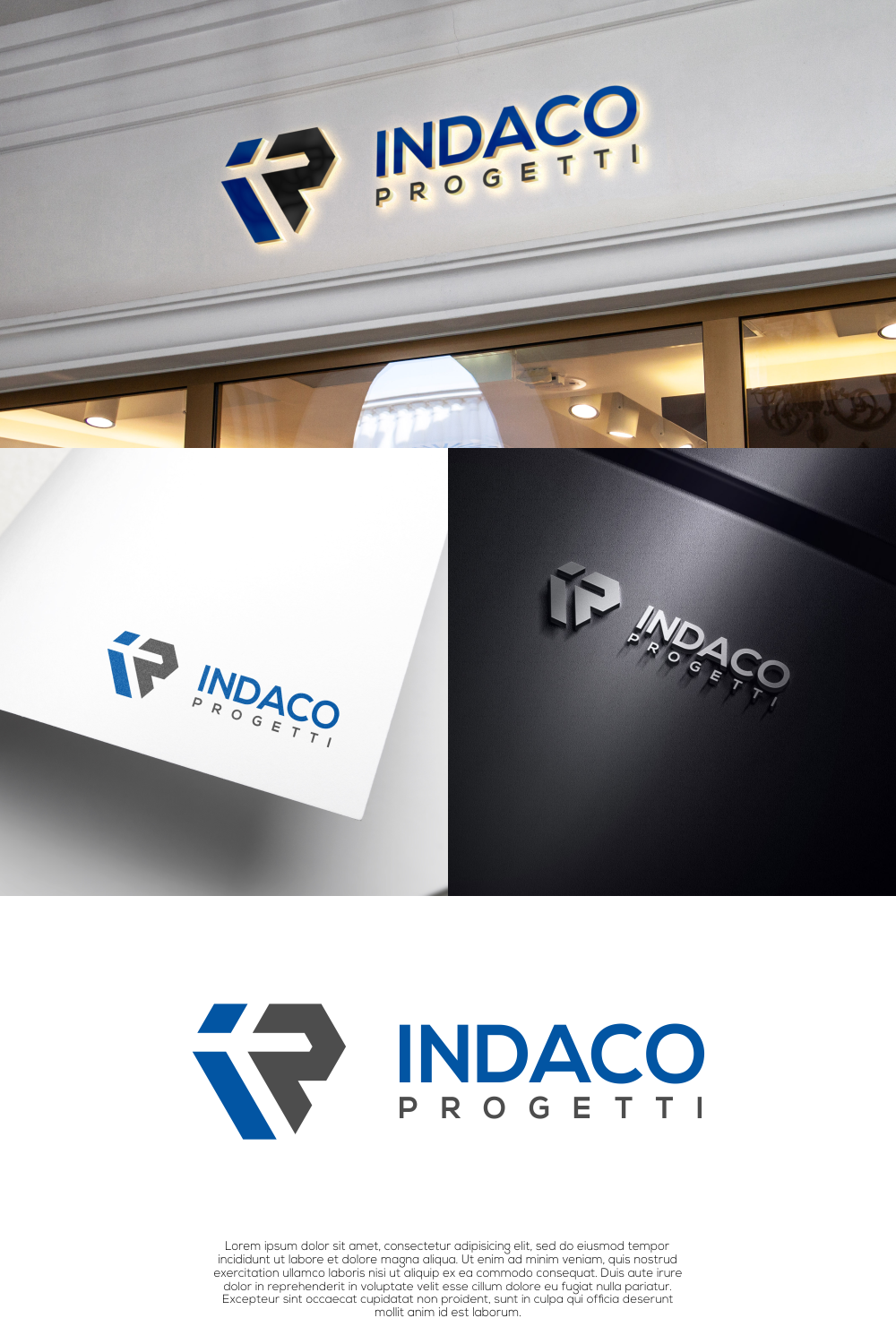 Masculine, Upmarket, Textile Logo Design for INDACO PROGETTI by laba ...