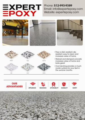 epoxy and decorative concrete information flyer | 19 Flyer Designs for ...