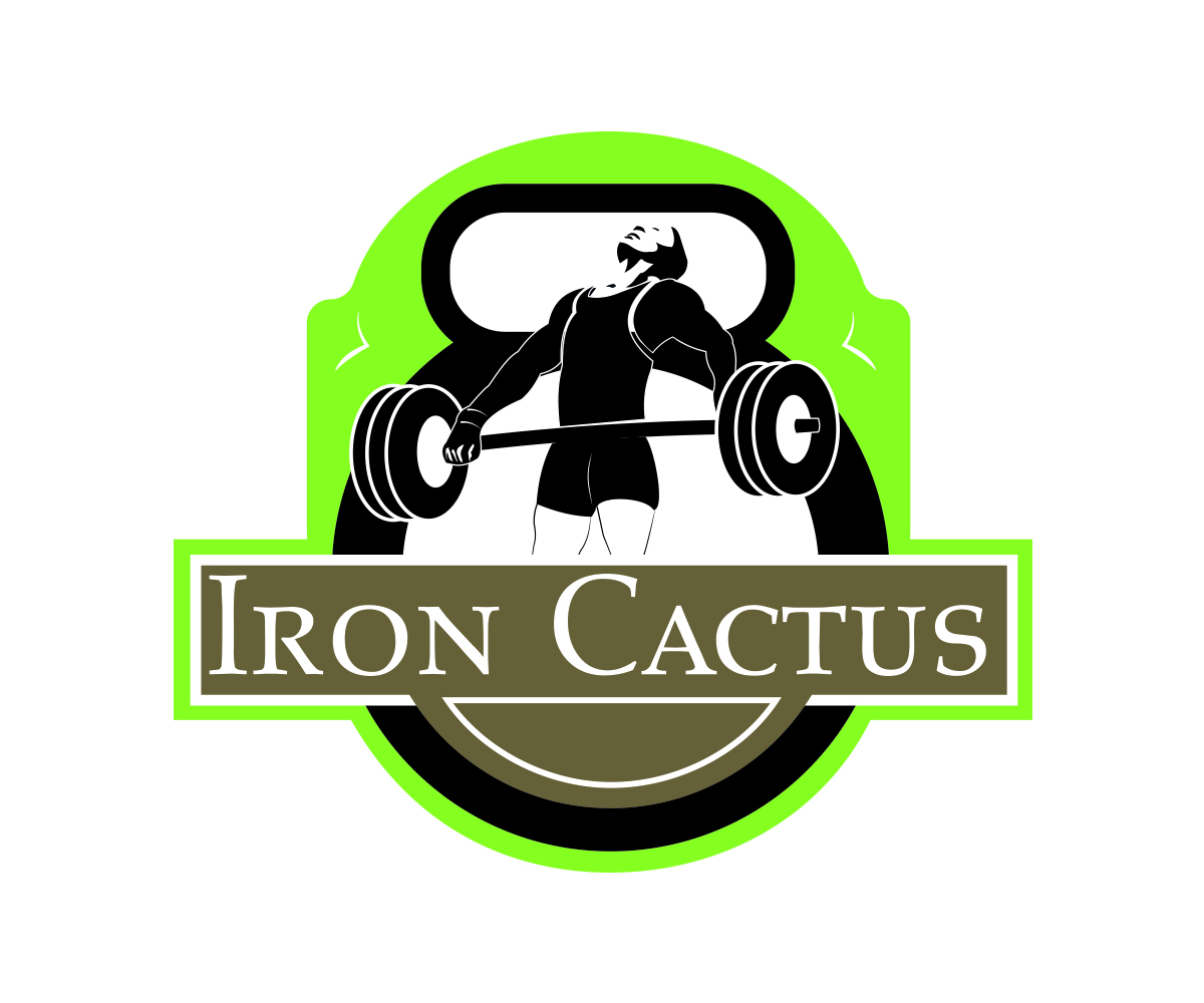 Bold, Playful Logo Design for Iron Cactus by vidarshana 2 | Design #23891476