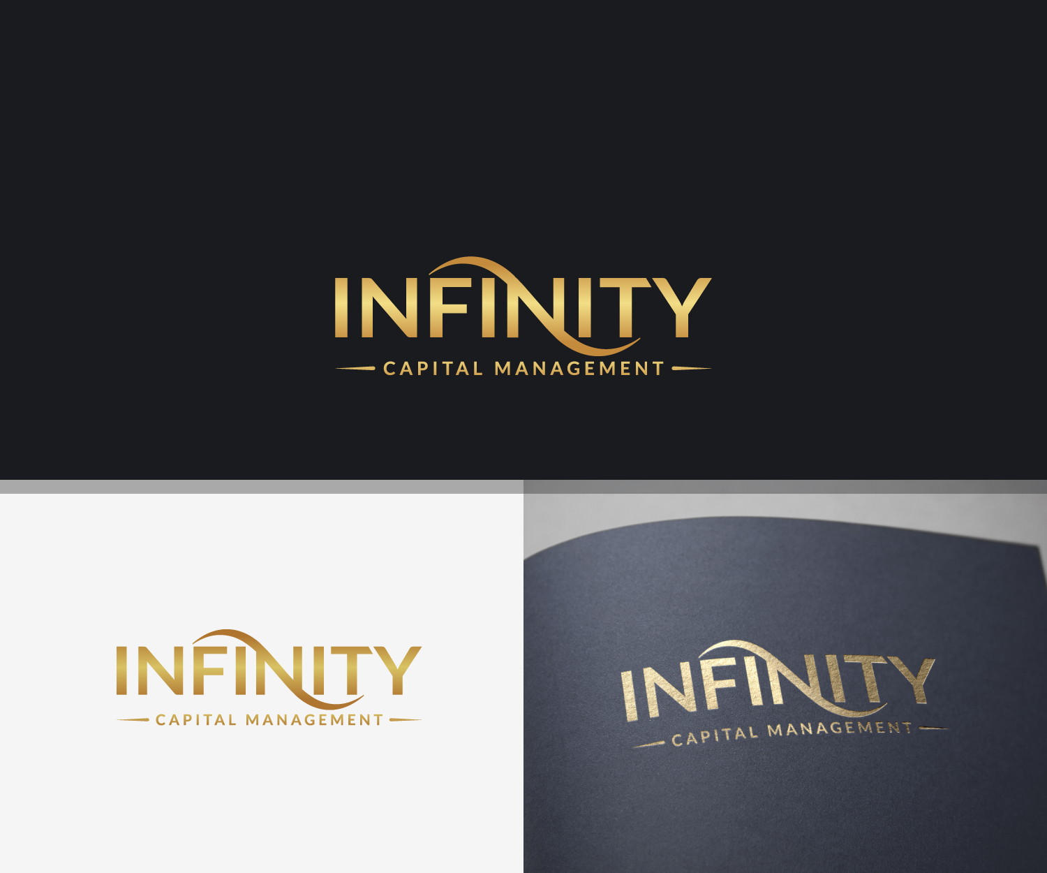 Upmarket, Modern Logo Design for INFINITY CAPITAL MANAGEMENT by anico ...