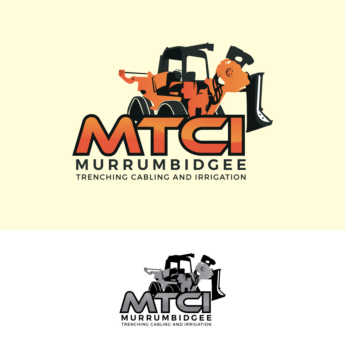 Logo Design for Want a trencher doing a wheel stand or burnout or ...