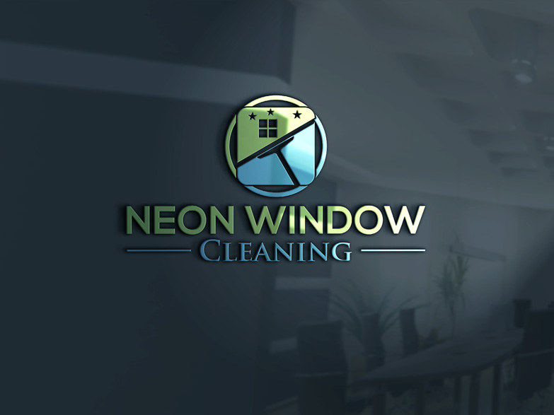 Modern, Bold, Window Cleaning Logo Design for Neon Window Cleaning by ...