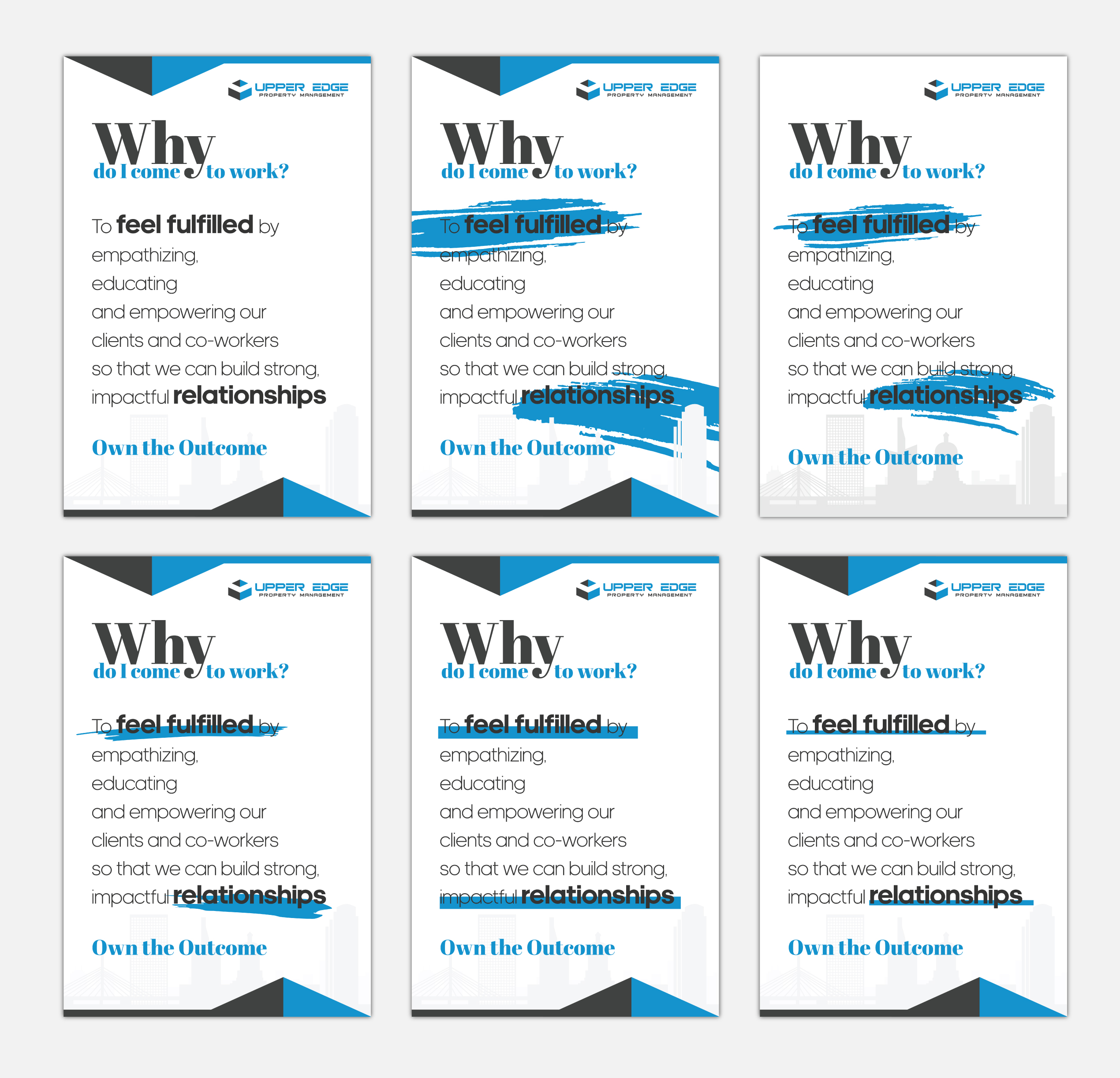 Modern, Upmarket, Real Estate Stationery Design for Upper Edge Property ...