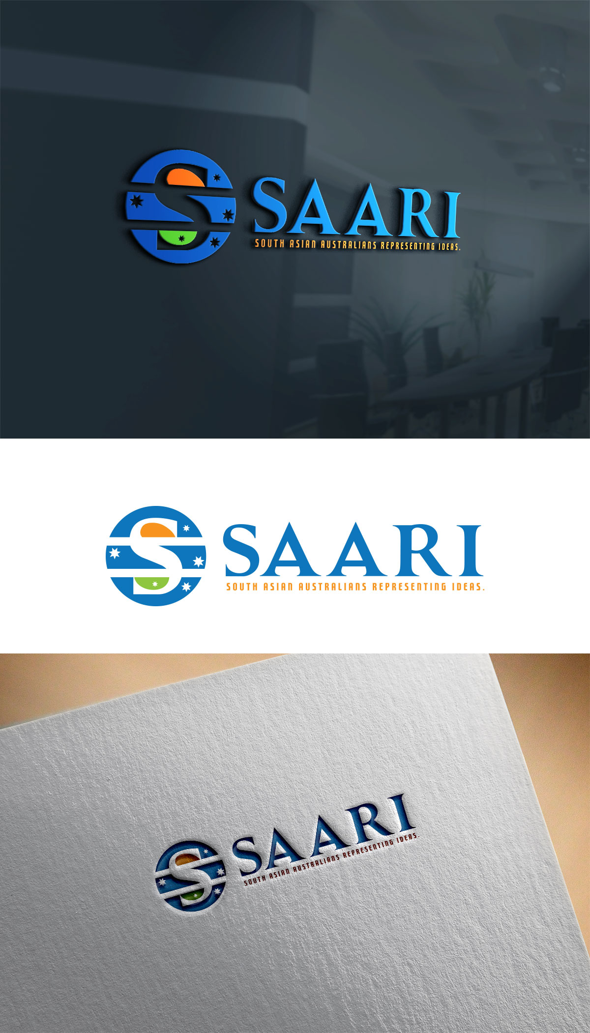 Masculine, Bold, News Logo Design for I need a logo with 'SAARI' and ...
