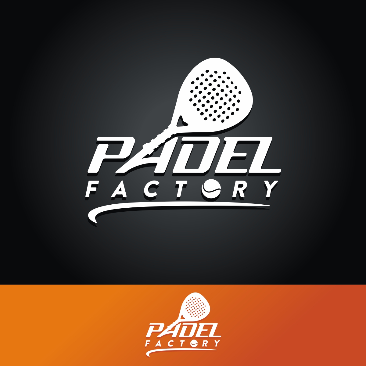 Modern, Upmarket, Club Logo Design for PADEL FACTORY by Kreative ...