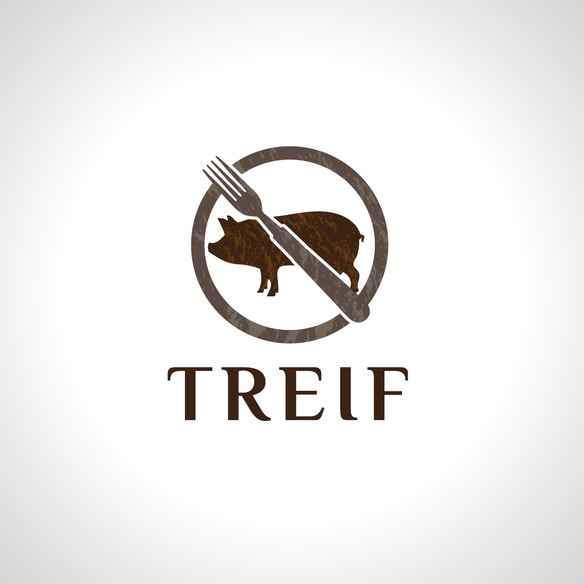 Serious, Bold, Religious Logo Design for "Treif" or "TREIF" AND Hebrew ...