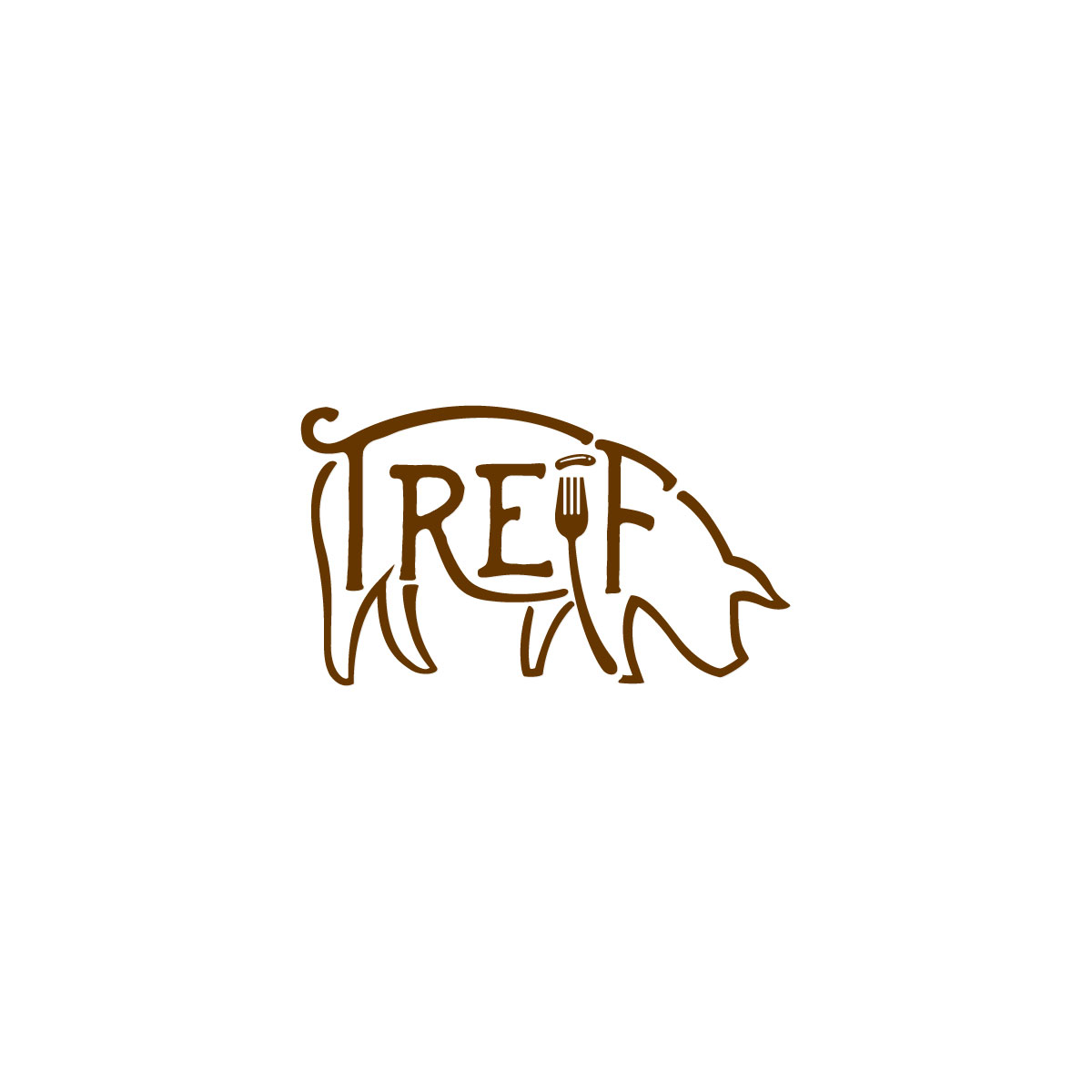 Serious, Bold, Religious Logo Design for "Treif" or "TREIF" AND Hebrew ...