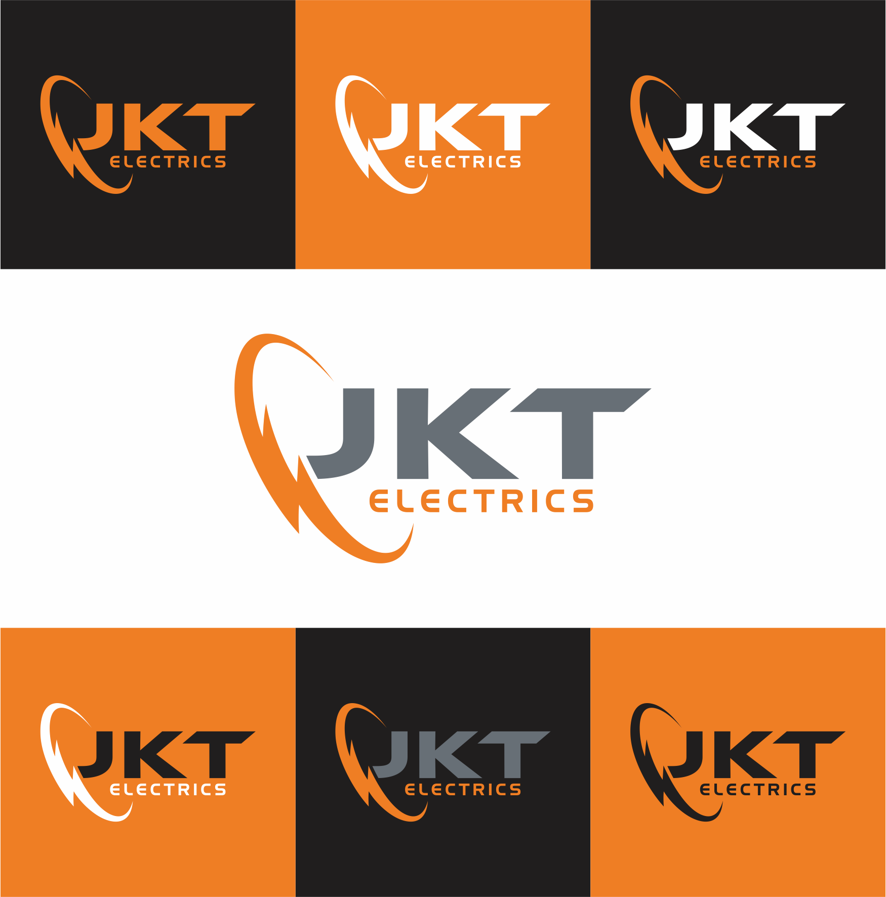 Modern, Masculine, Construction Logo Design for JKT ELECTRICS by 333 ...