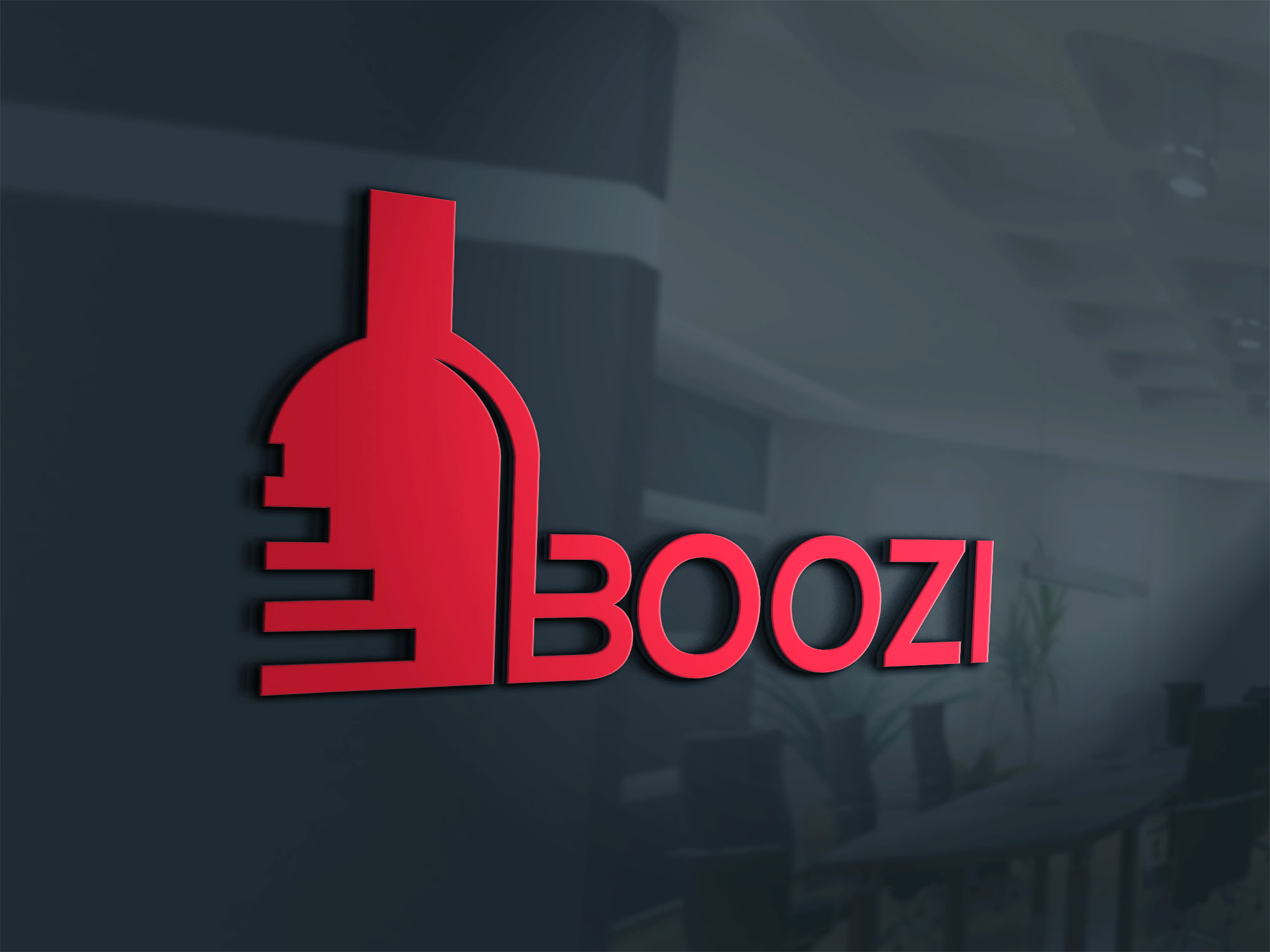 Logo Design for BOOZI or Boozi by adnan001 2 | Design #23989226