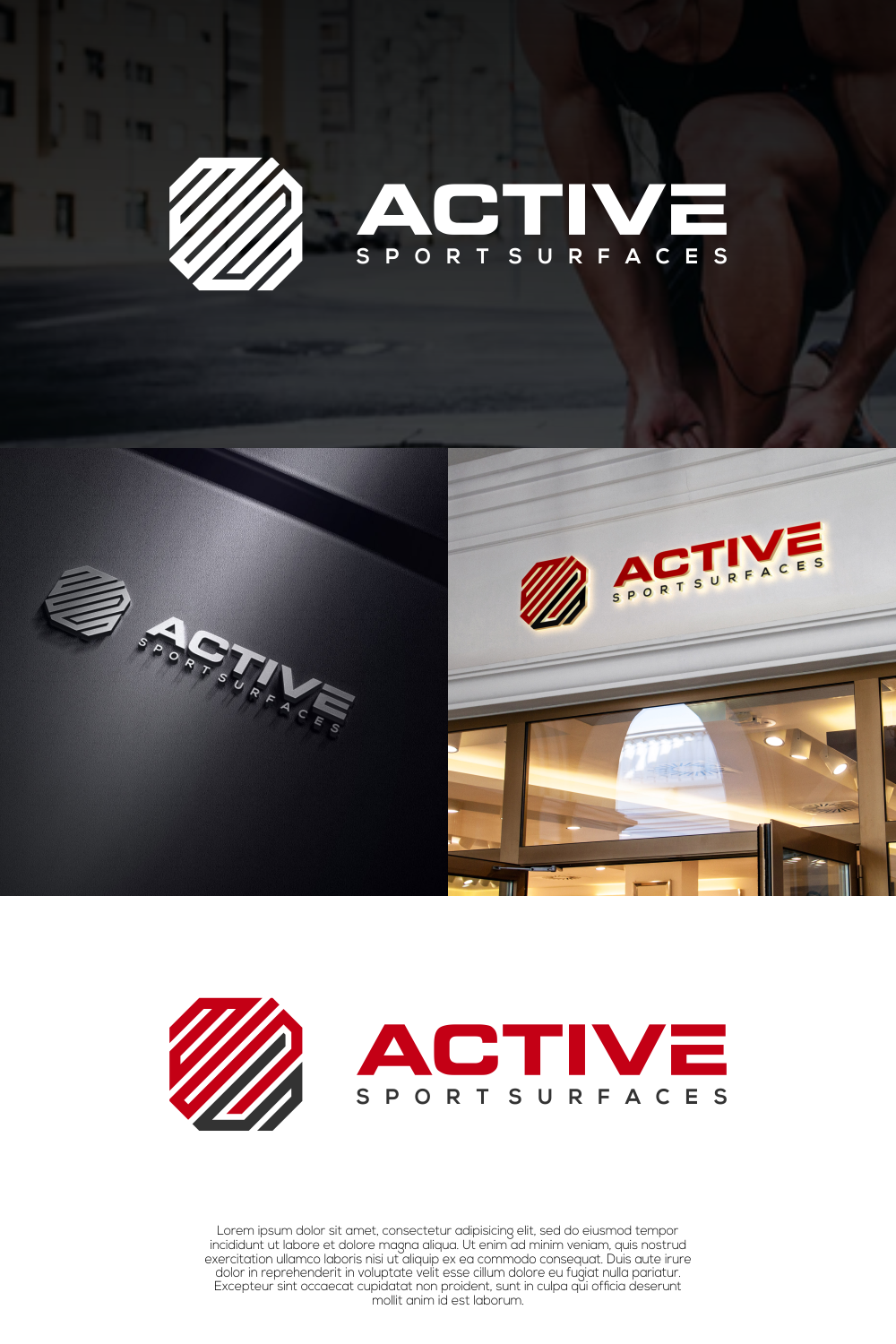 Logo Design for Active Sport Surfaces by laba tiada henti | Design ...