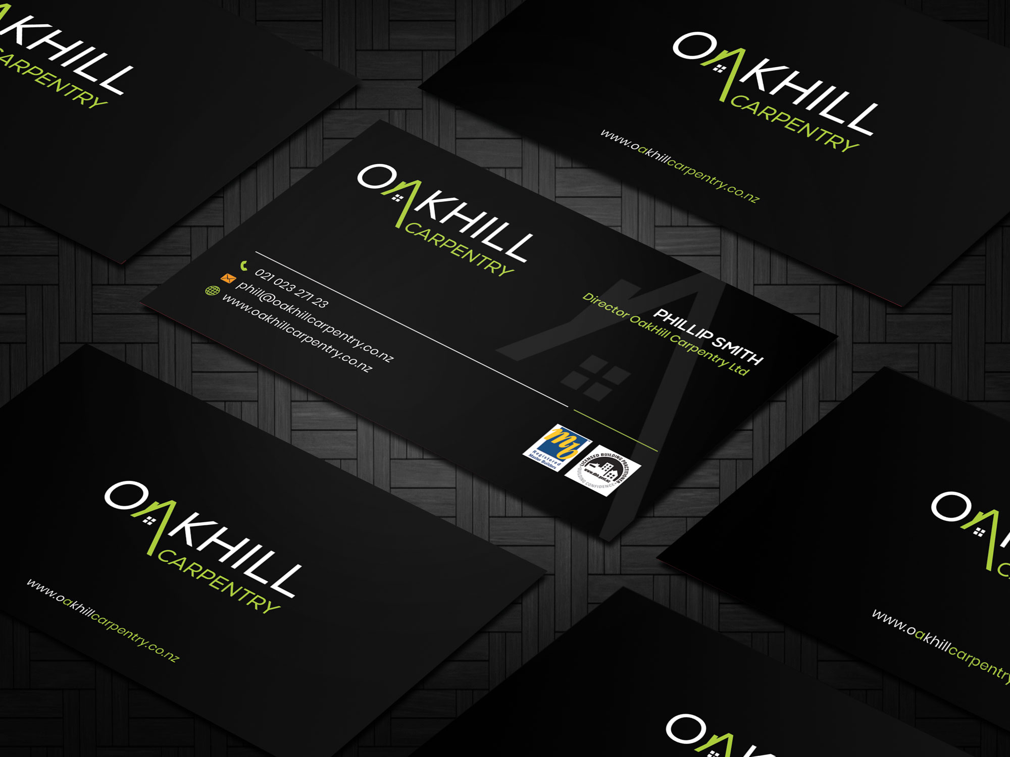 Serious, Modern, Carpentry Business Card Design for a Company by ...