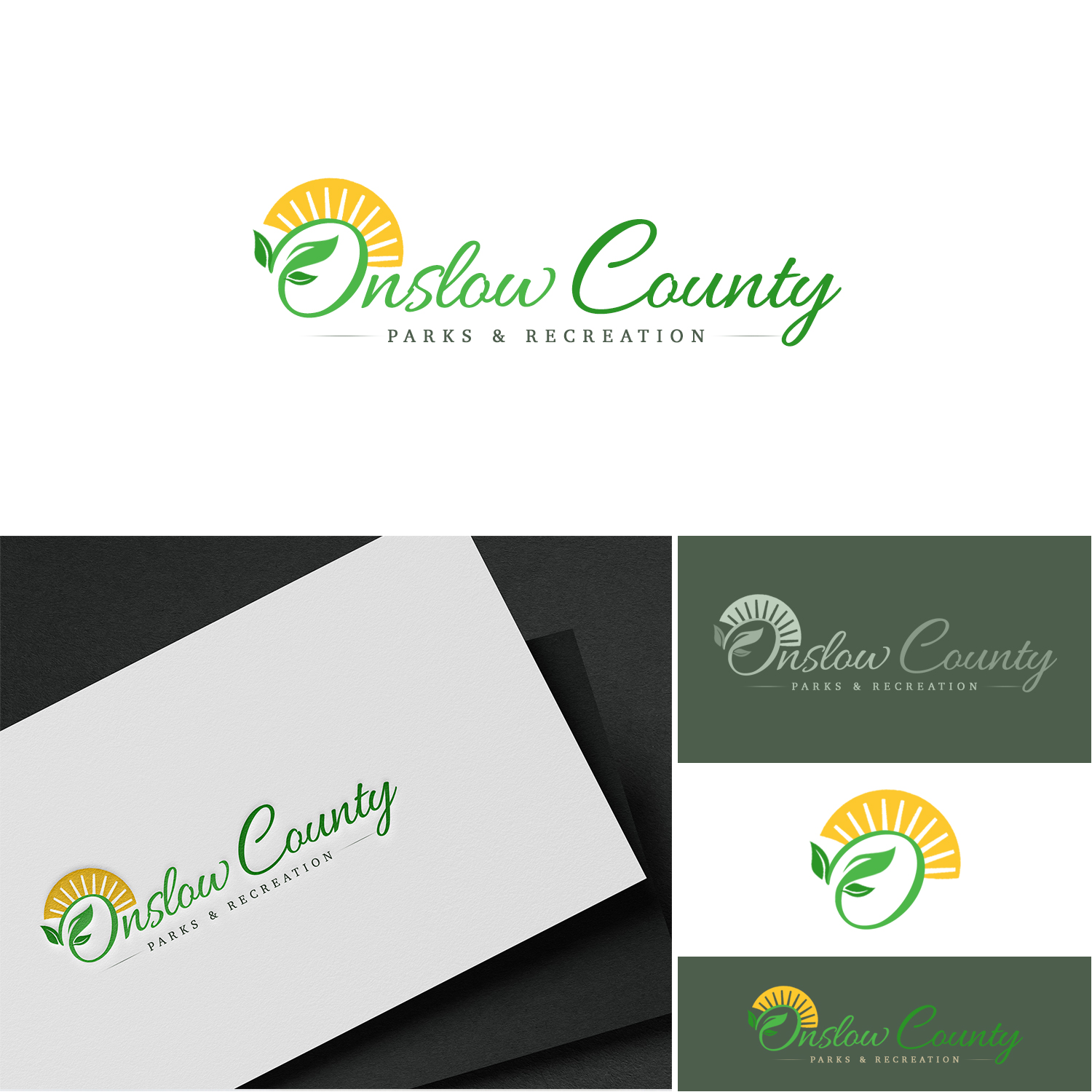 Logo Design for Onslow County Parks & Recreation by DominicDesign ...