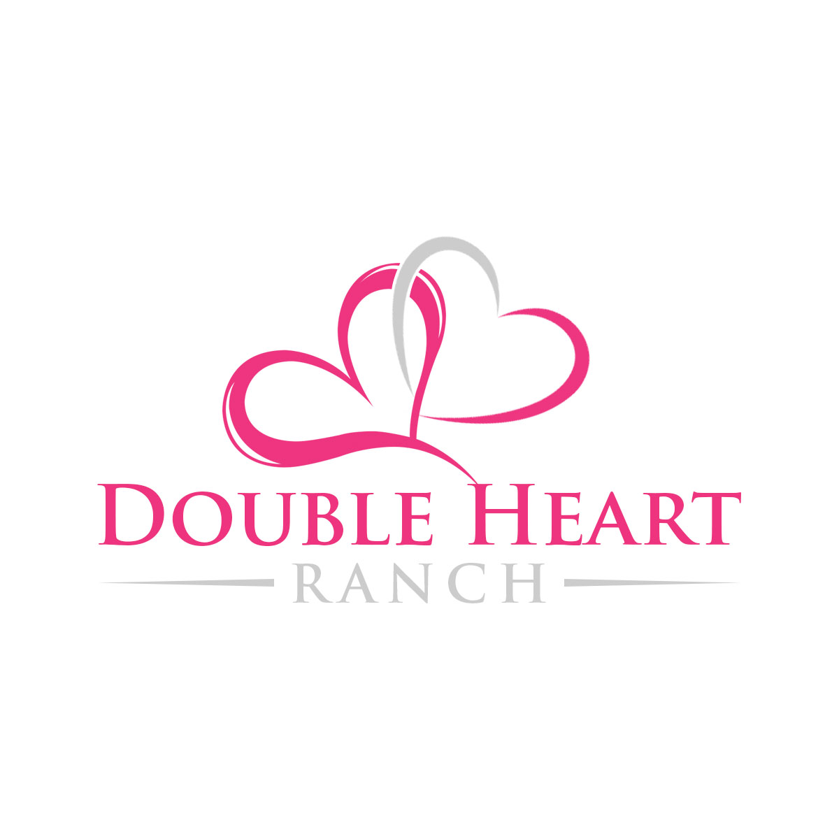Logo Design for Double Heart Ranch by Bulbul Ahmed | Design #24025143