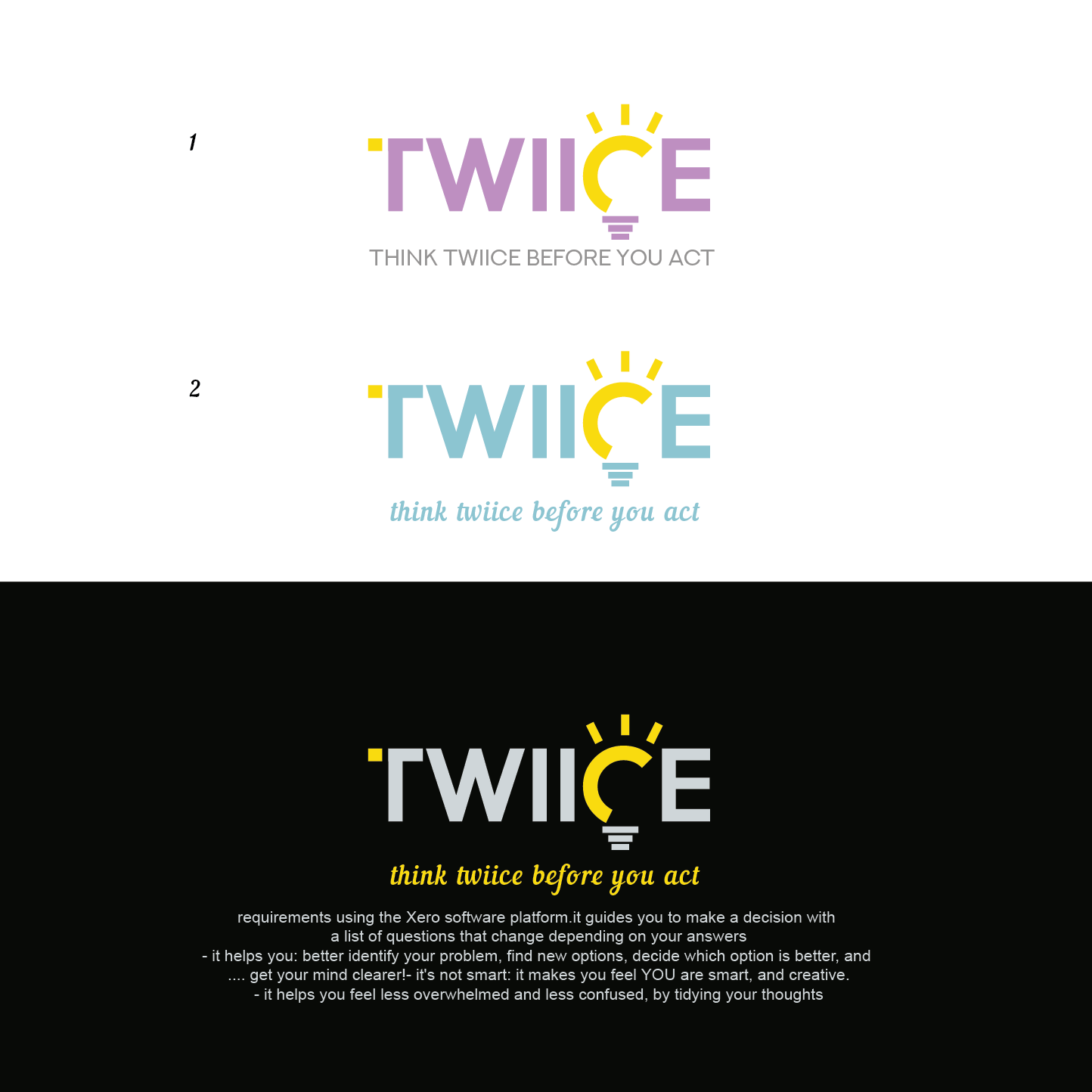 Modern, Colorful Logo Design for twiice or Twiice by Qhidmir | Design ...