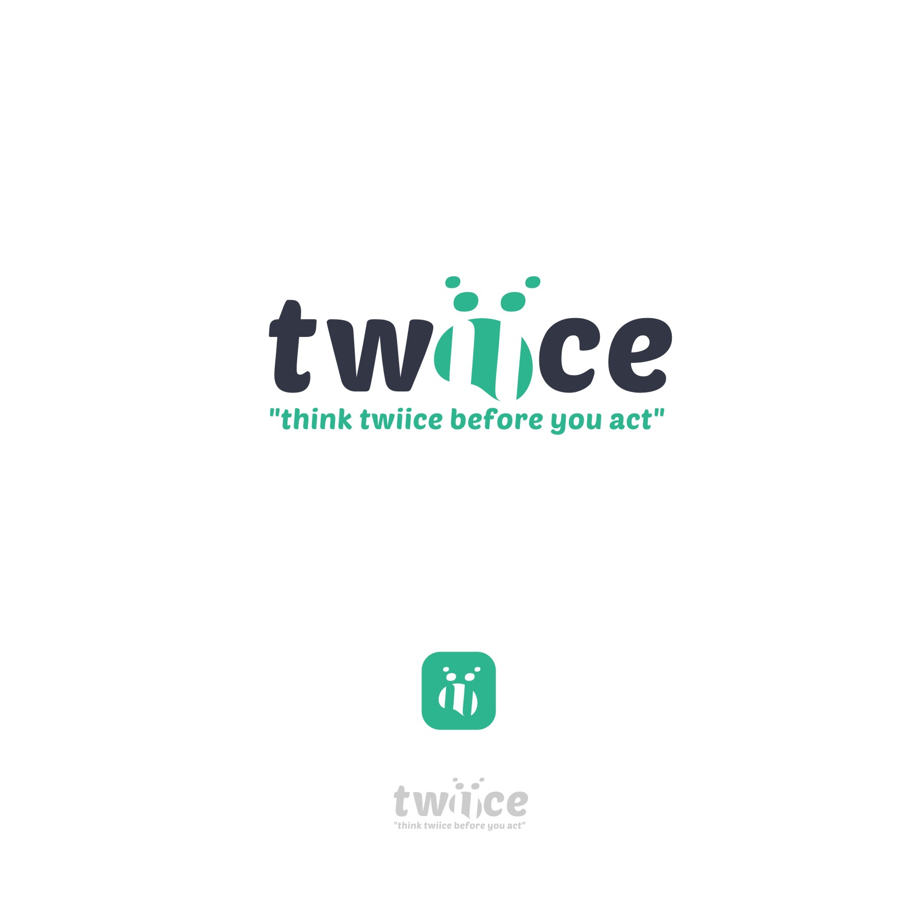 Modern, Colorful Logo Design for twiice or Twiice by M 8 | Design #24028390