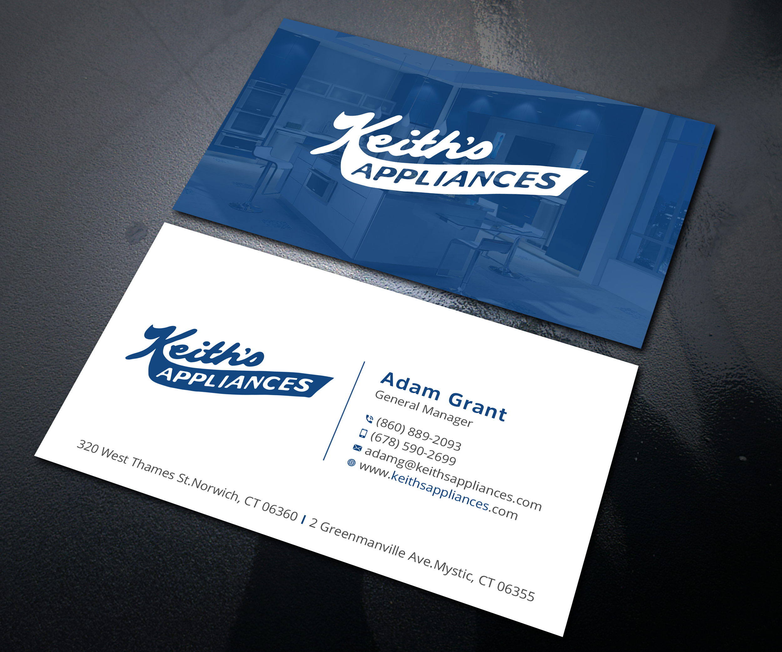 Serious, Modern, Home Appliance Business Card Design for a Company by ...