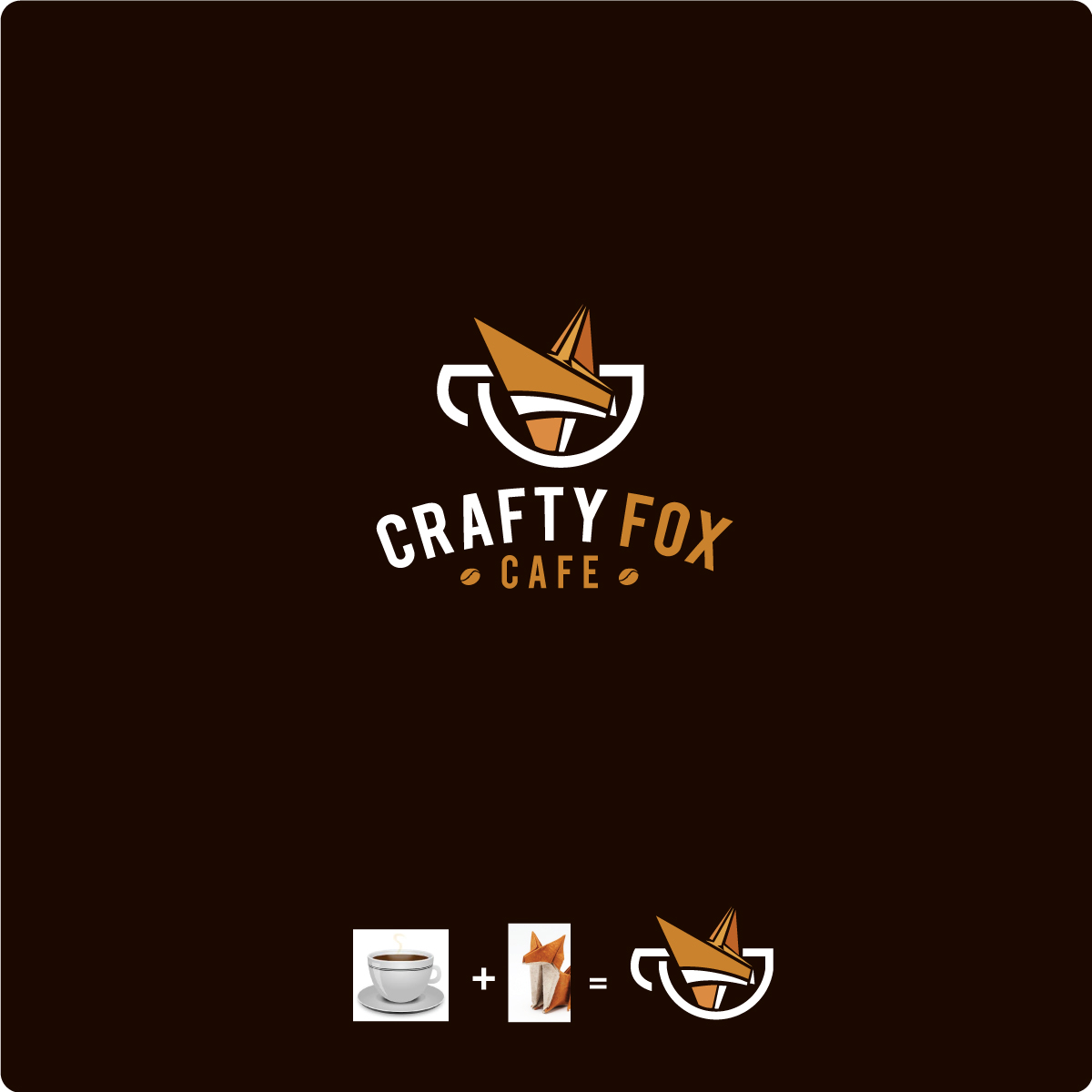 Bold, Playful, Entertainment Logo Design for Crafty Fox Cafe / Coffee ...