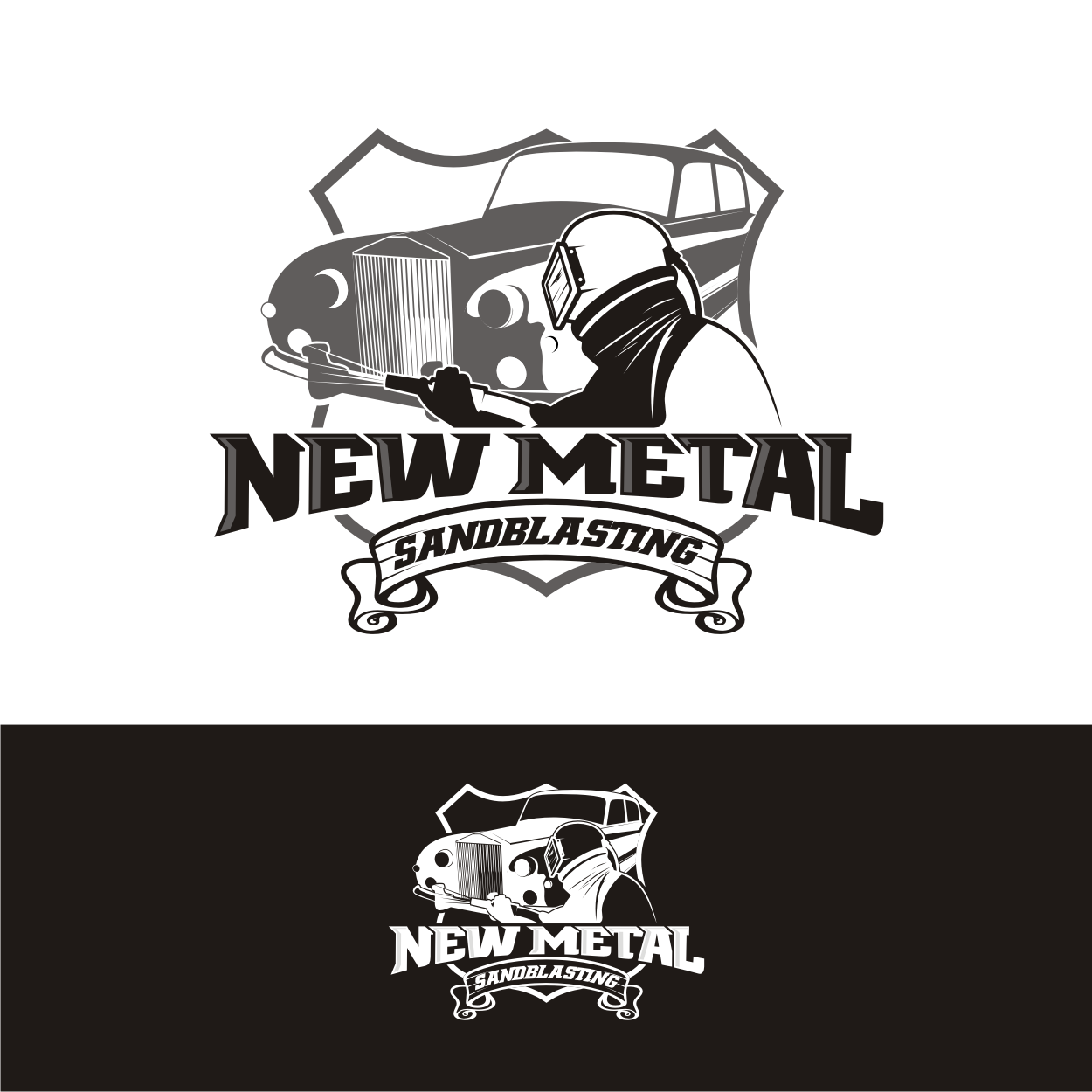 Logo Design for New Metal Sandblasting by luckdesign | Design #24130022