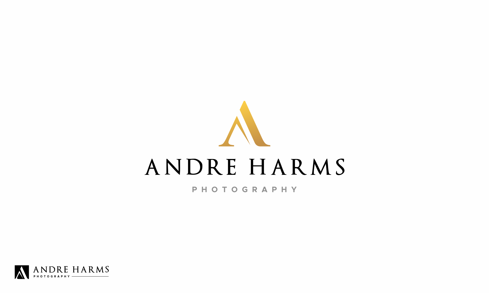 Logo Design for Andre Harms Photography by Restuartdesign | Design ...