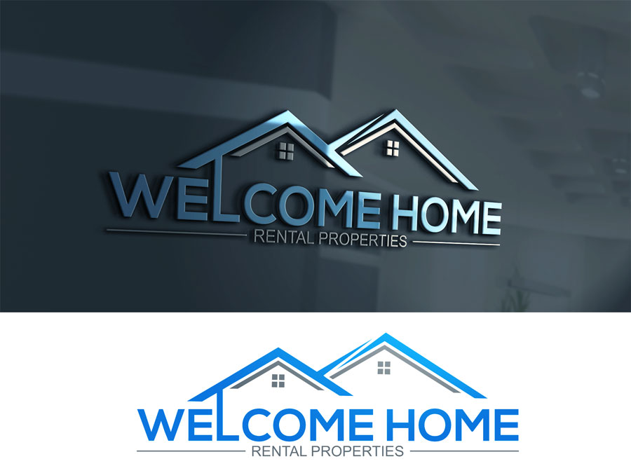 Modern, Professional Logo Design for Welcome Home Rental Properties by ...