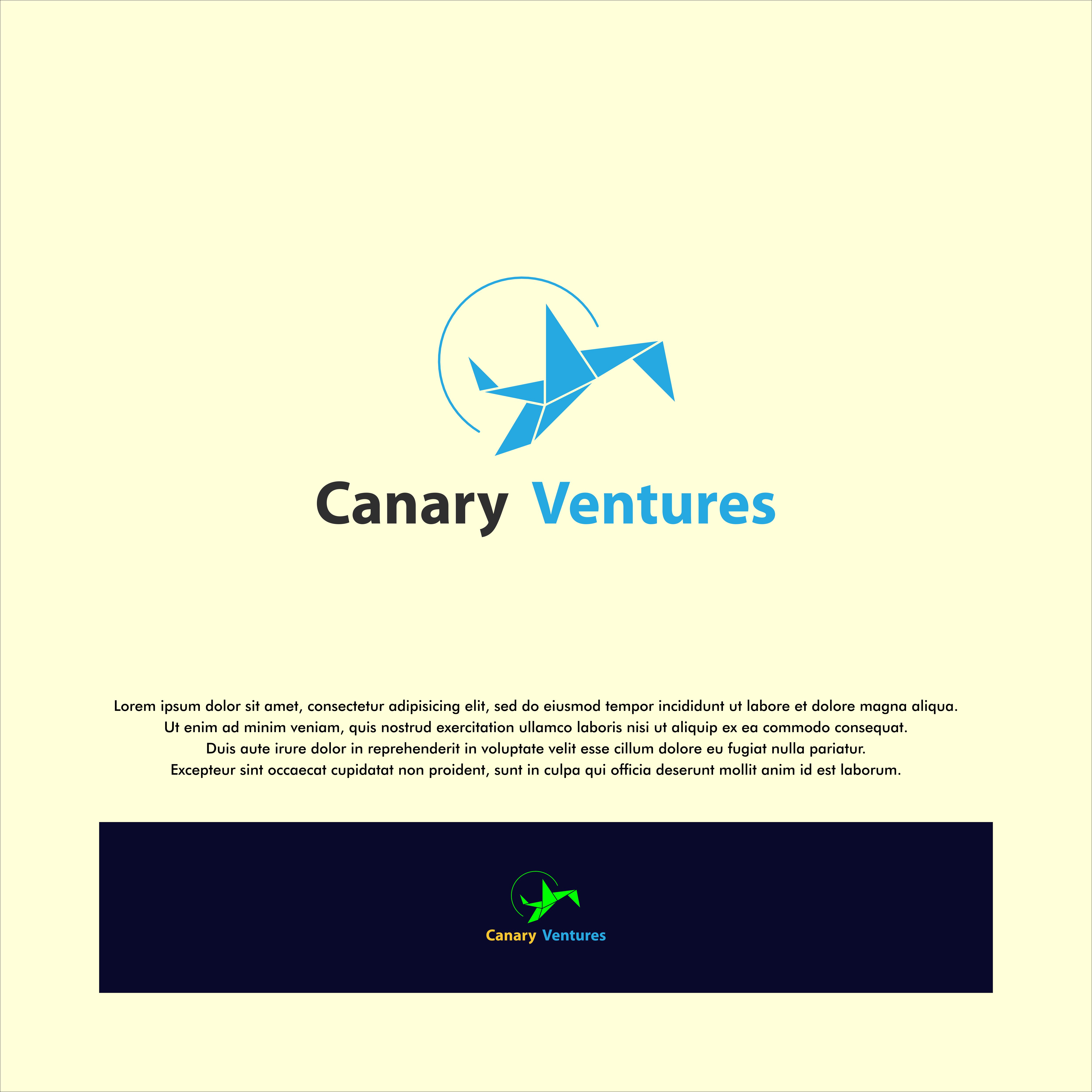 Modern, Bold, Venture Capital Logo Design for Canary Ventures by ...