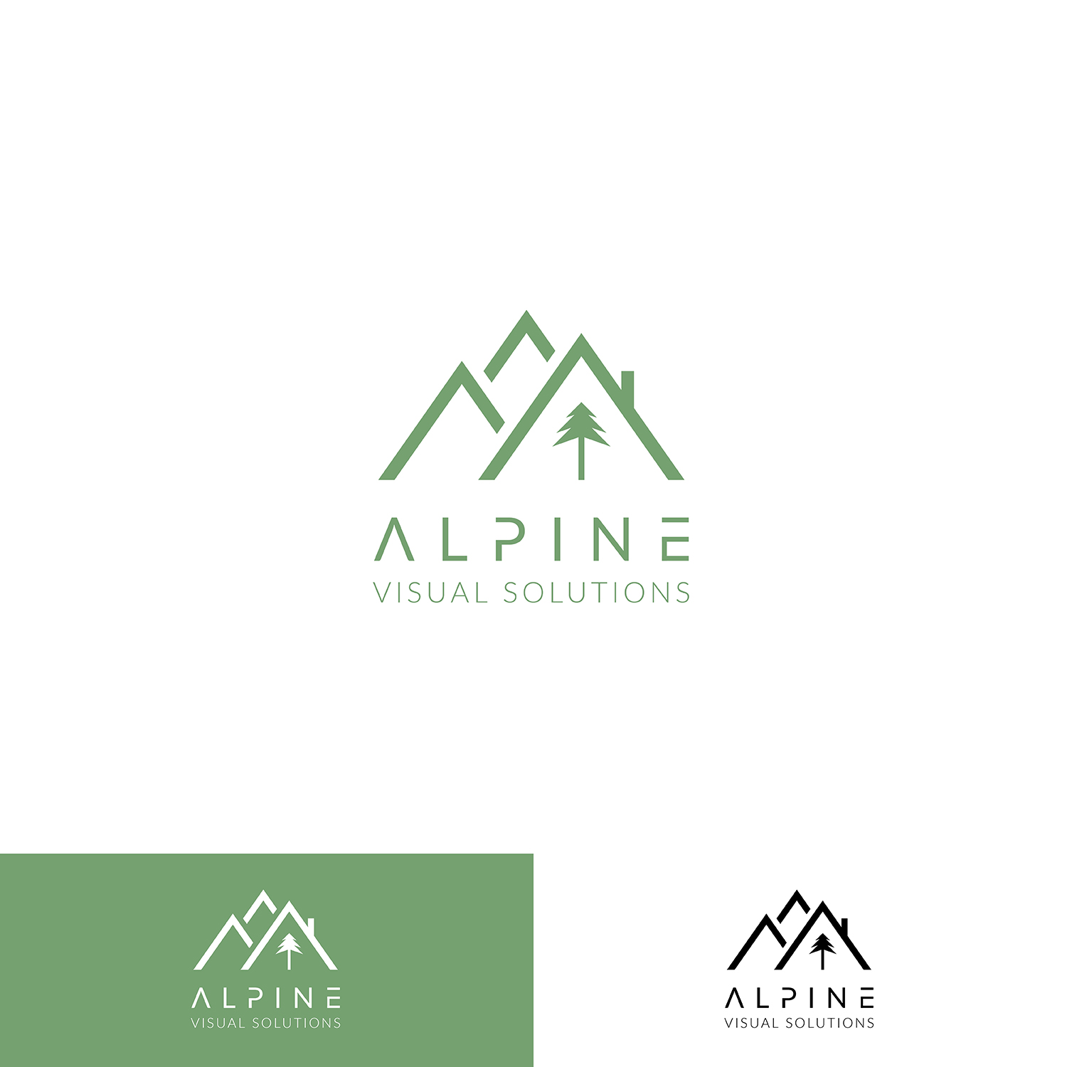 Serious, Modern Logo Design for Alpine Visual Solutions by Grapi ...