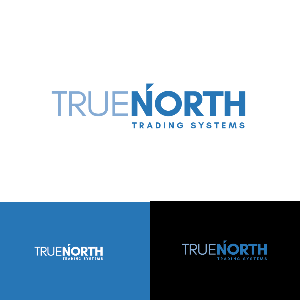 Serious, Modern, Trading Logo Design for True North Trading Systems by ...
