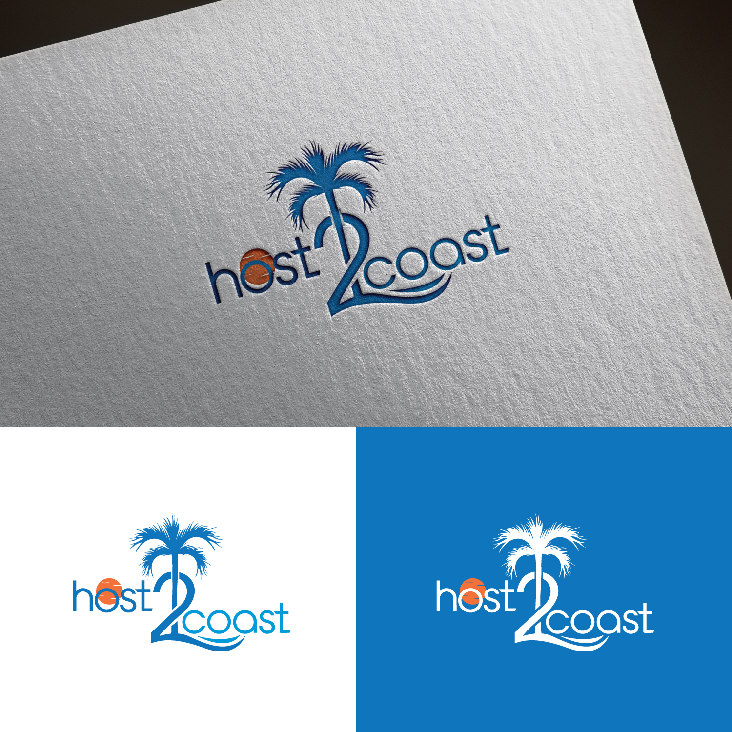 Modern, Personable, Vacation Logo Design for host2coast and maybe ...