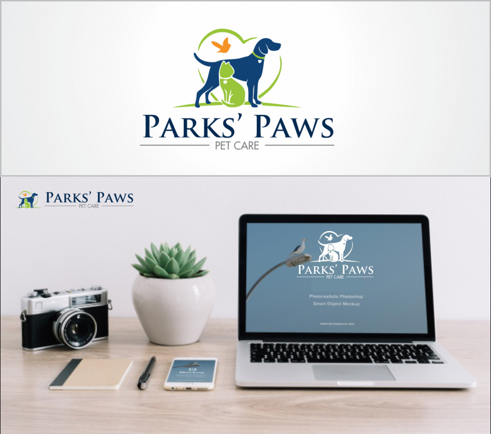 Upmarket, Modern, Pet Care Logo Design for “Parks’ Paws Pet Care” OR ...
