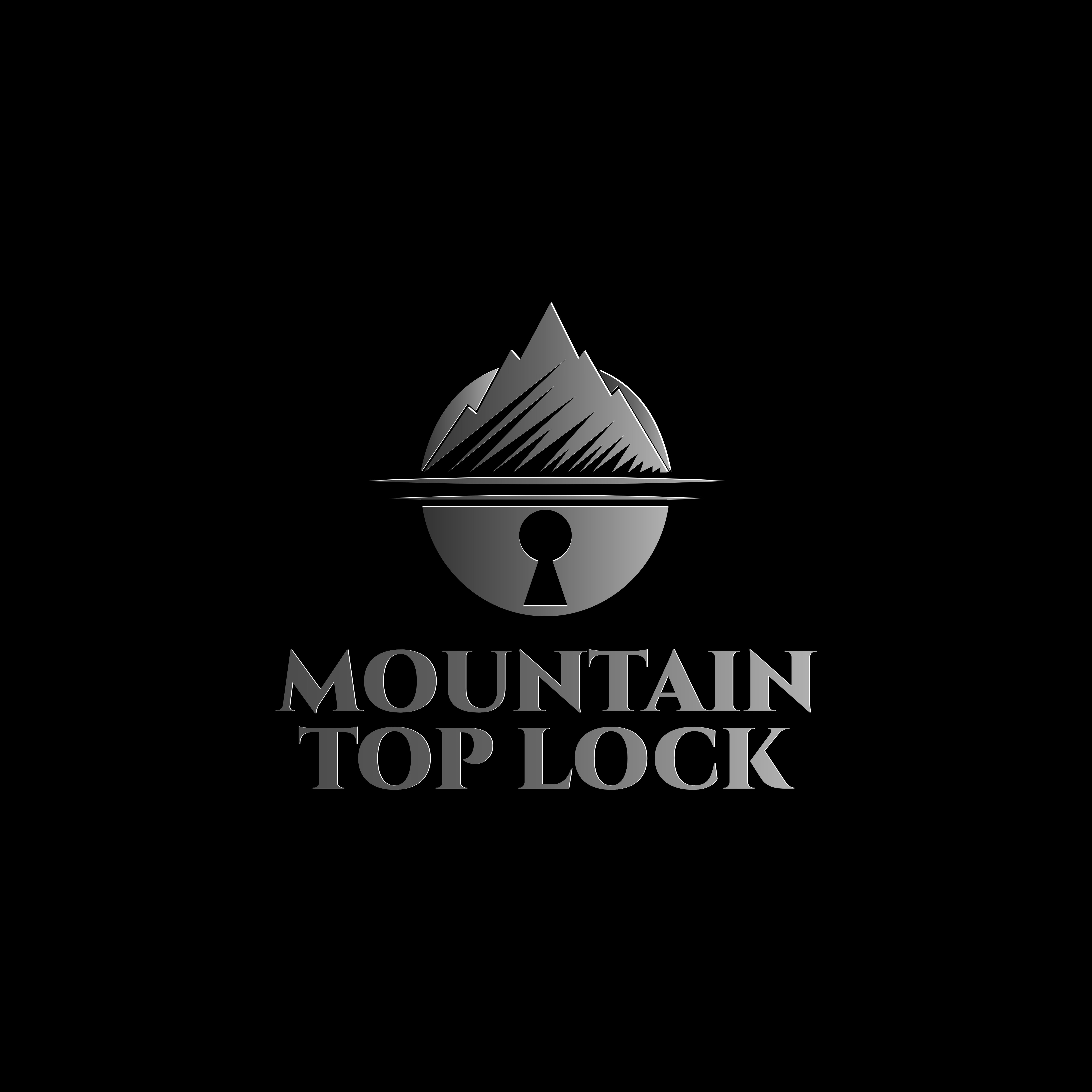 Bold, Serious, Locksmith Logo Design for Mountain Top Lock by TRJ ...