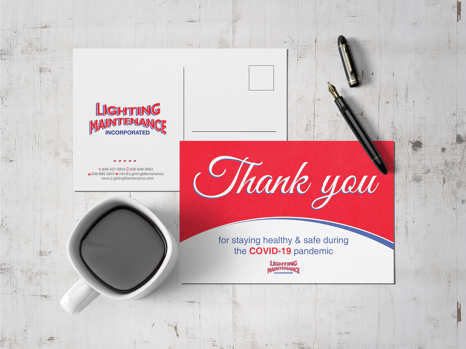 Postcard Design for Lighting Maintenance Inc by chandrayaan.creative ...