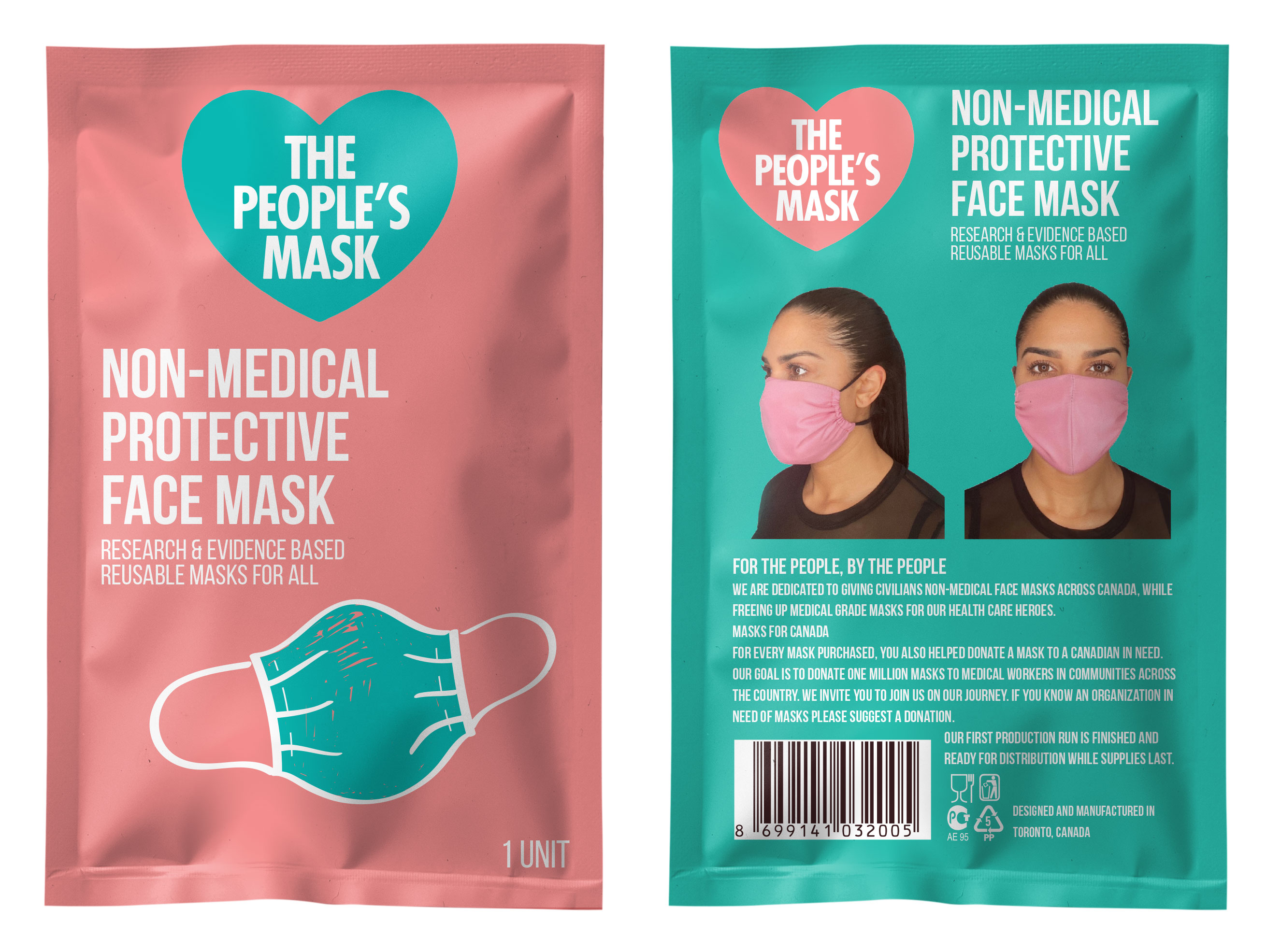 Bold, Playful, Fashion Packaging Design for The Peoples Mask Corp. by ...