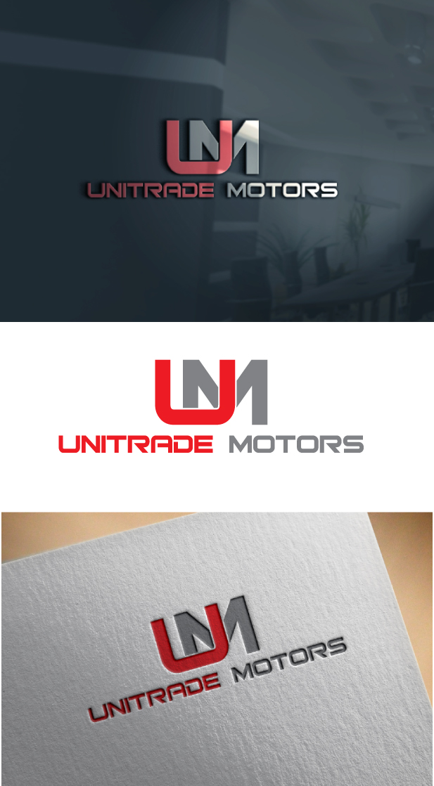 Bold, Serious Logo Design for Unitrade Motors by aishwarya.... | Design ...