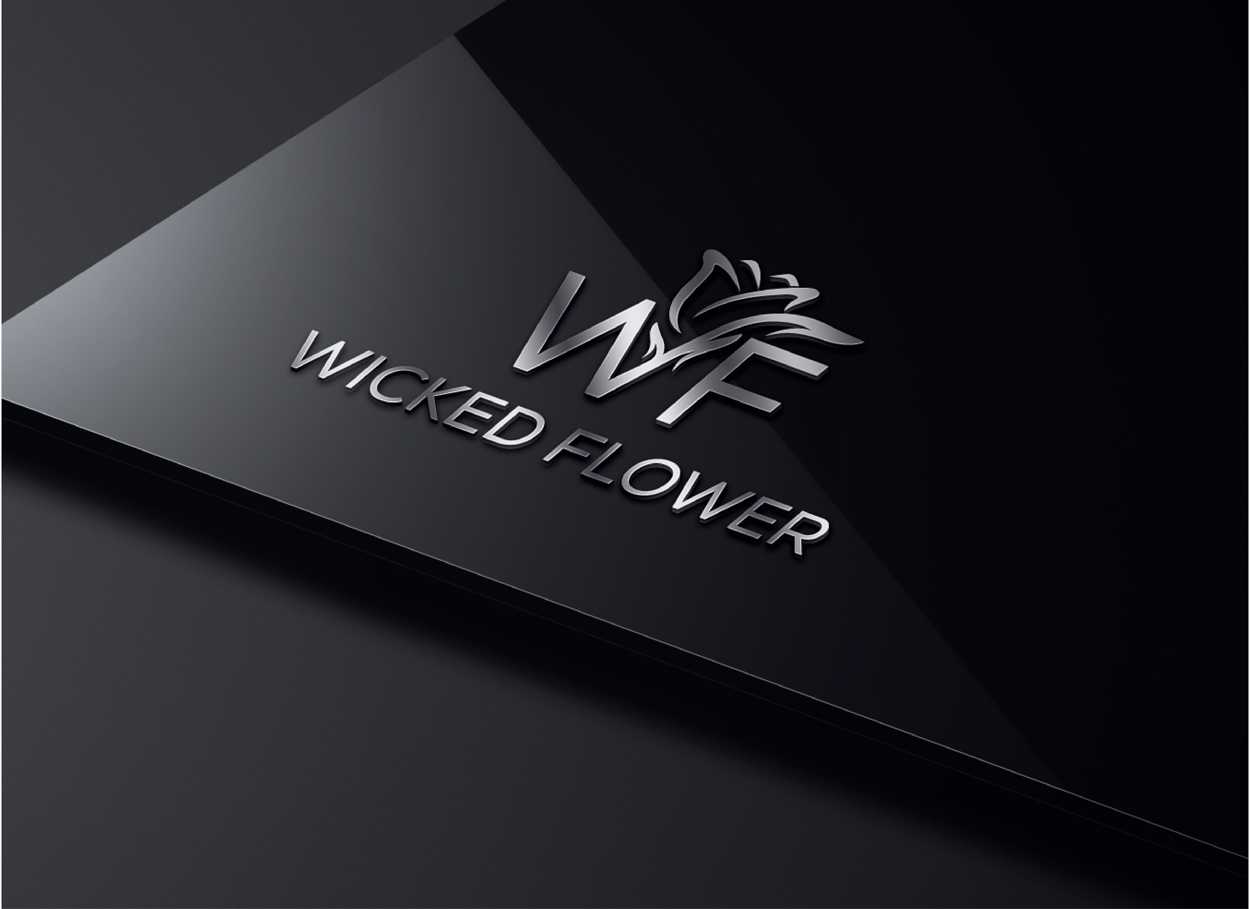 Logo Design for Wicked flower or WF with rose and vines by sushsharma99 ...