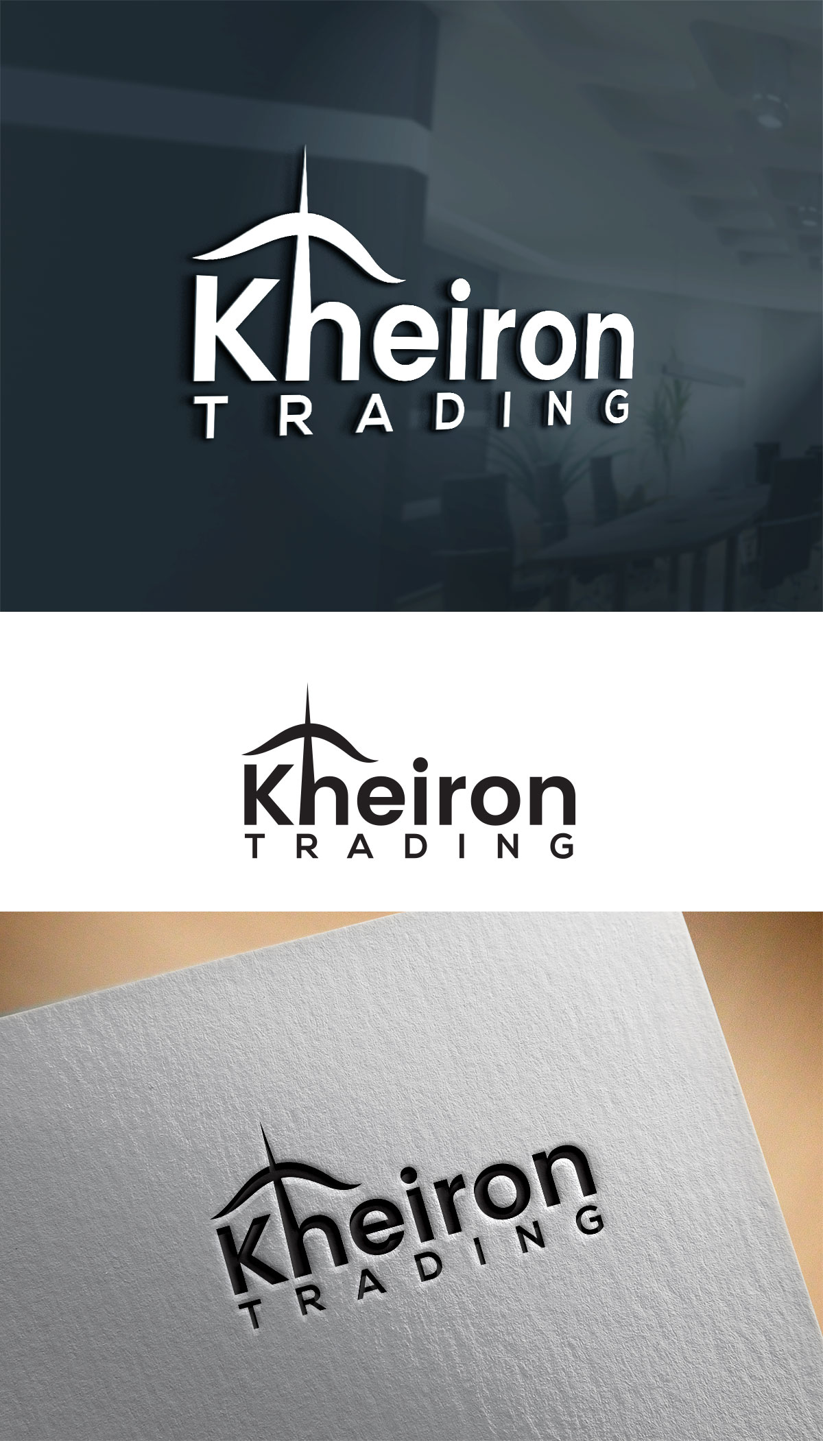 Professional, Serious Logo Design for Kheiron Trading by logograph ...