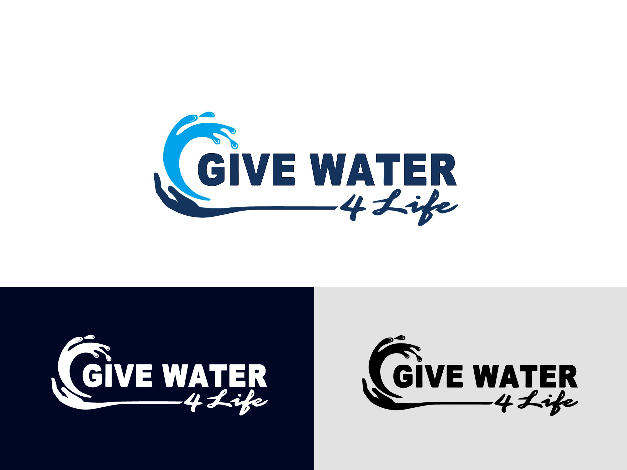Logo Design for Give Water 4 Life by nouarbiti | Design #24277931