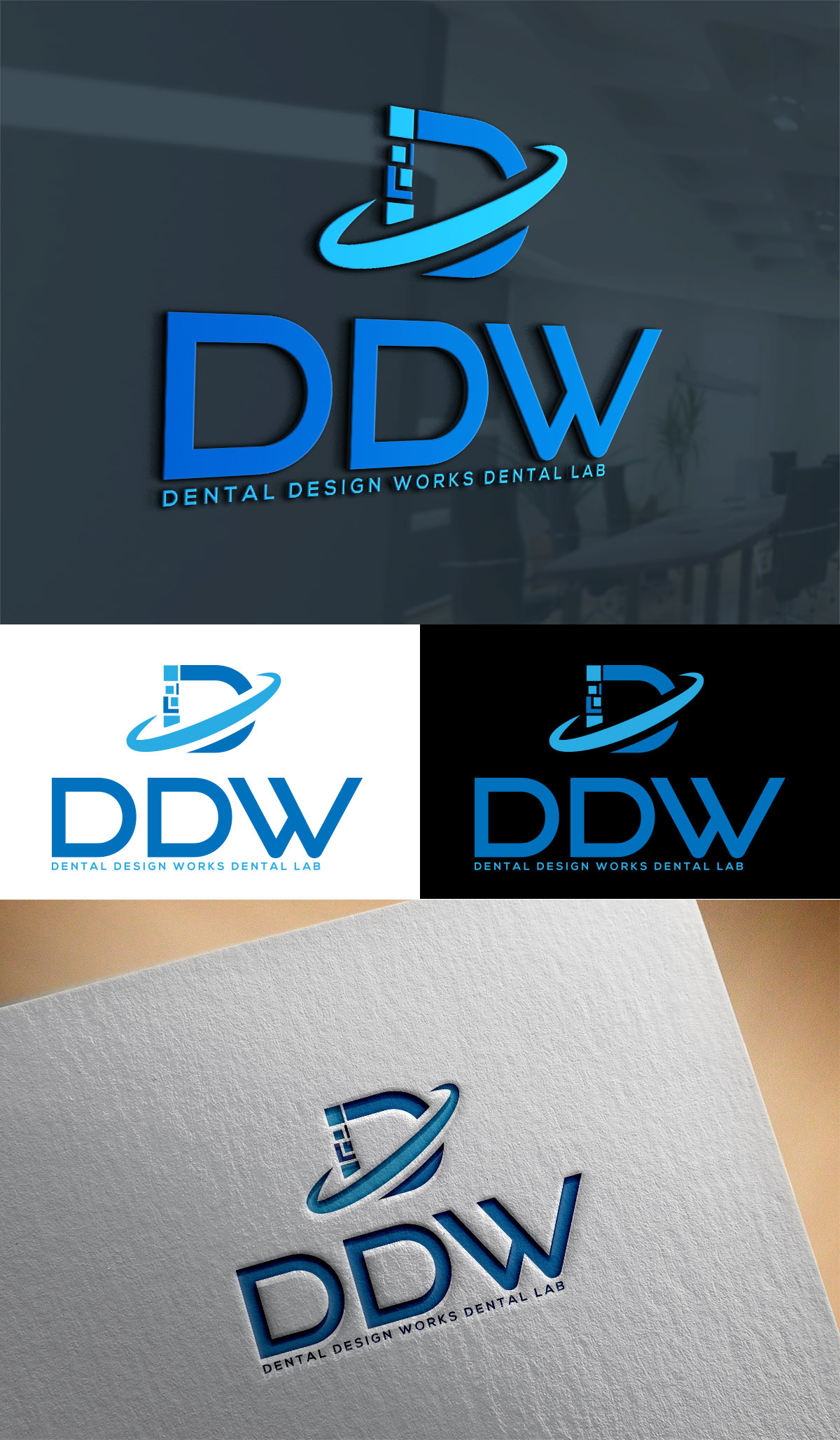 Logo Design for DDW Dental Design Works Dental Lab or variation by ...