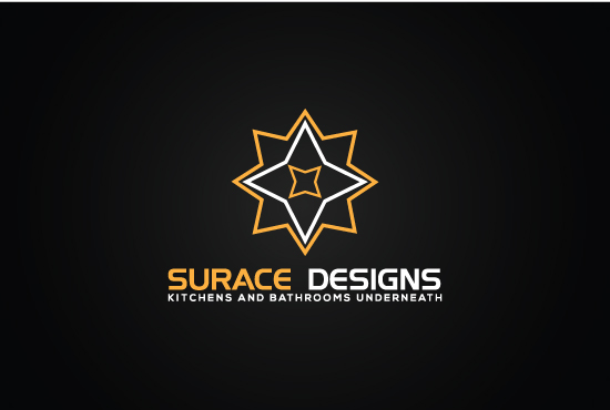 Logo Design for Surace Designs as main text, Kitchens and Bathrooms ...
