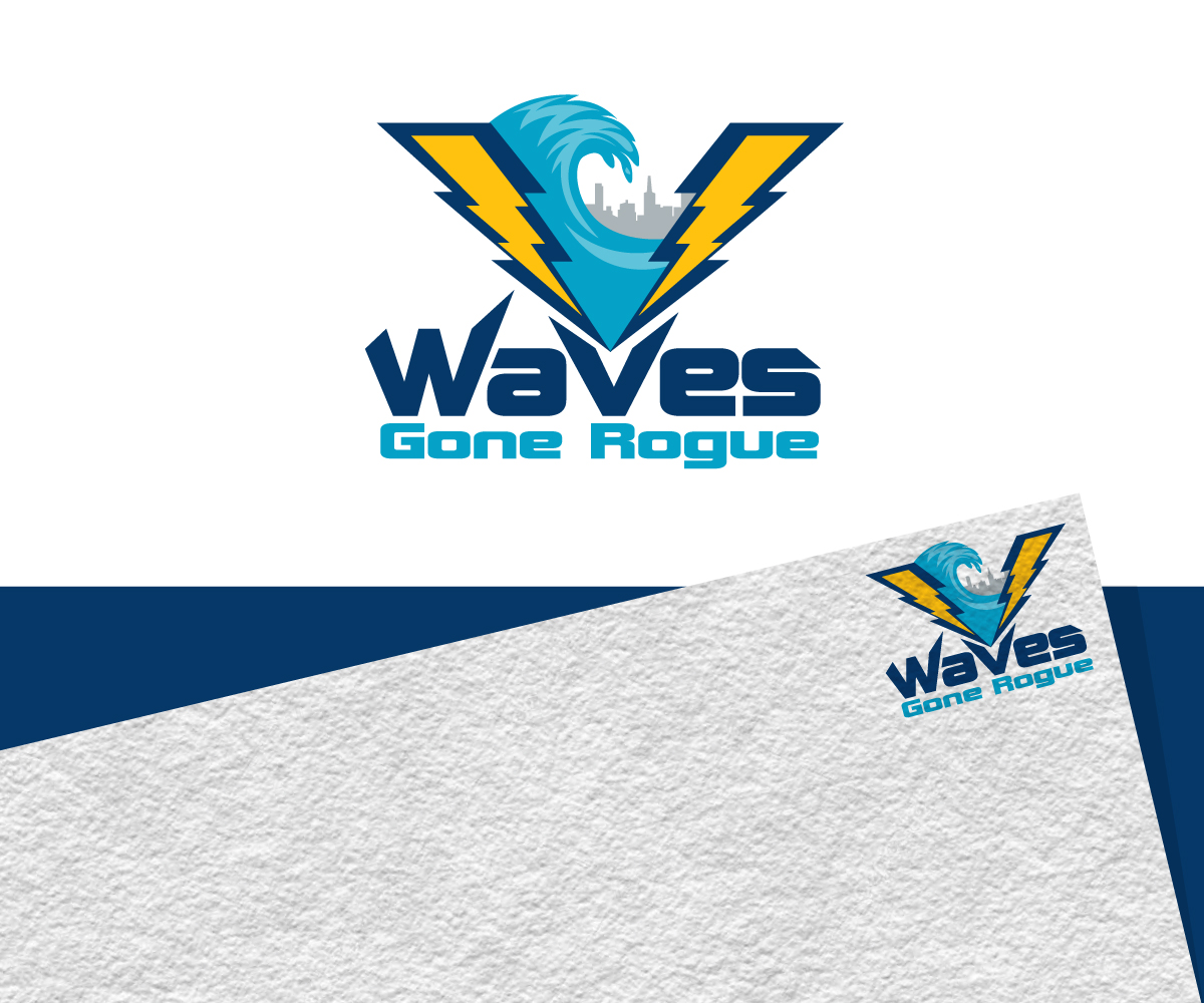 Serious, Colorful, Fashion Logo Design for A tidal wave in the middle ...