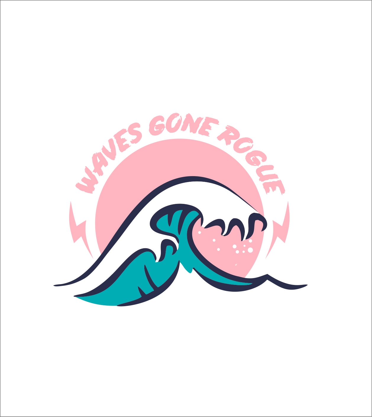 Serious, Colorful, Fashion Logo Design for A tidal wave in the middle ...