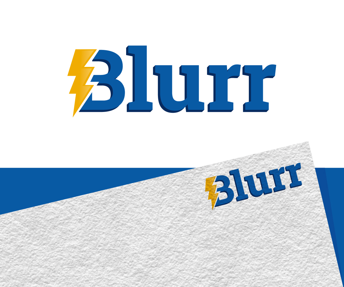 Masculine, Colorful, Entertainment Logo Design for Blurr by Jay Design ...